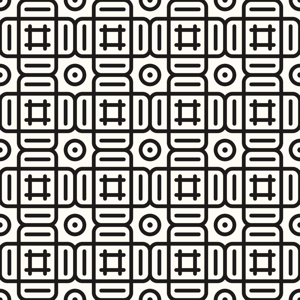 Vector Geometric Abstract Seamless Monochrome Pattern Texture Repeating Background 10382387