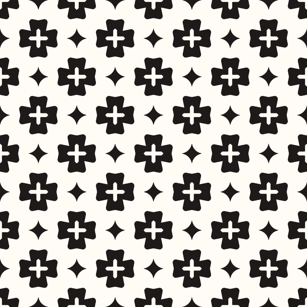 Vector Geometric Abstract Seamless Monochrome Pattern Texture Repeating Background 10382394