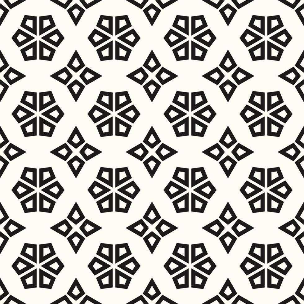 Vector Geometric Abstract Seamless Monochrome Pattern Texture Repeating Background 10382401