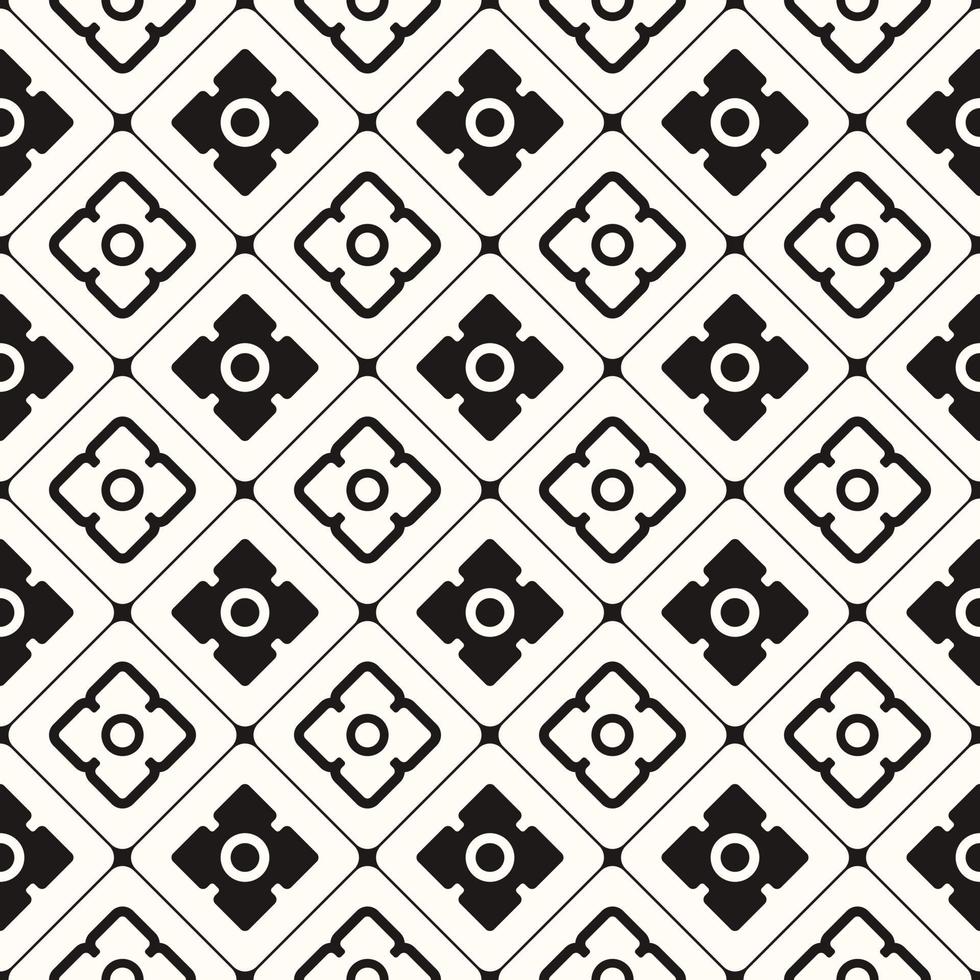 Vector Geometric Abstract Seamless Monochrome Pattern Texture Repeating Background 10382610