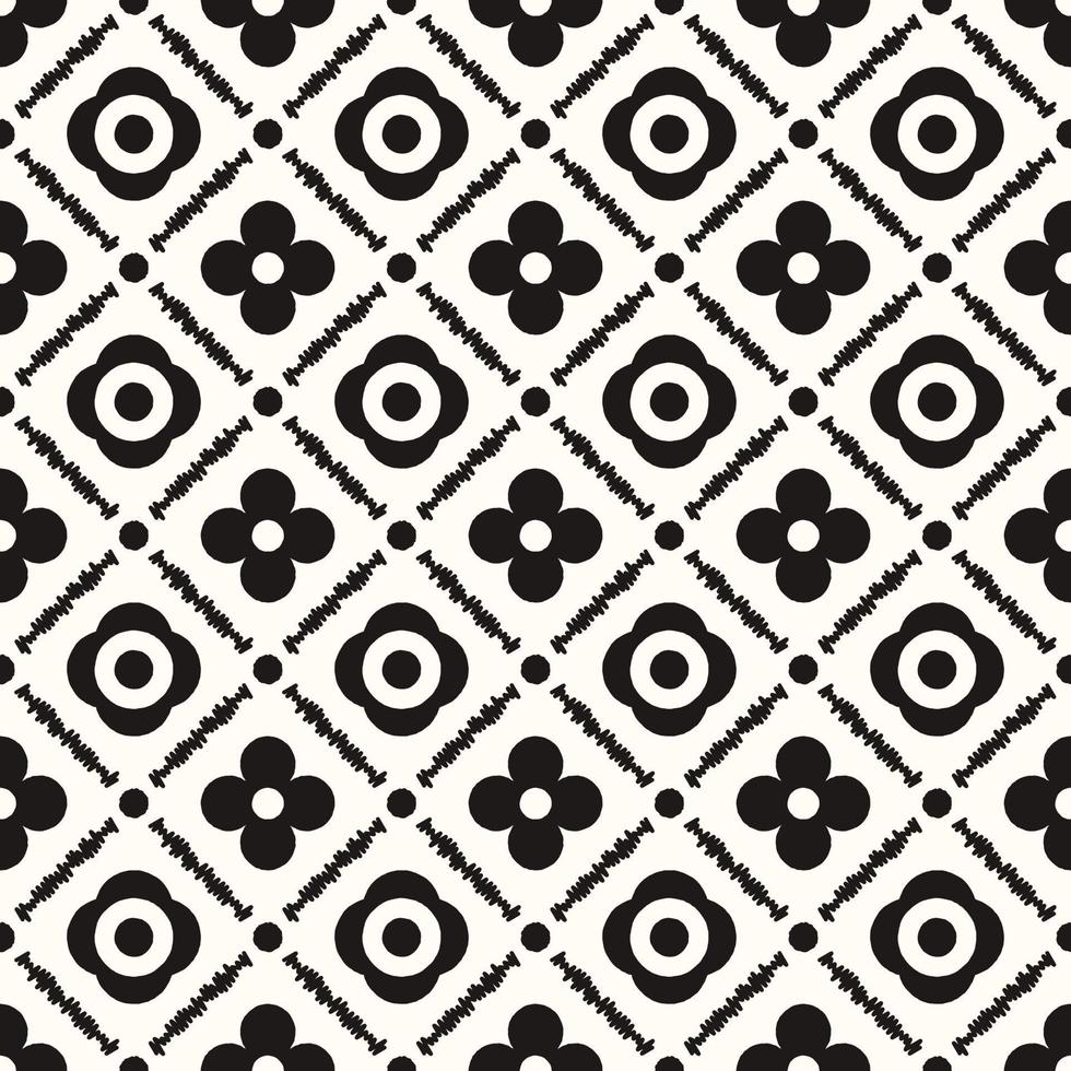 Vector Geometric Abstract Seamless Monochrome Pattern Texture Repeating Background 10382629