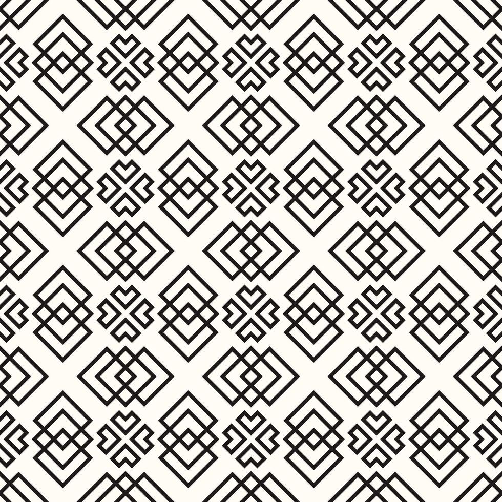 Vector Geometric Abstract Seamless Monochrome Pattern Texture Repeating Background 10382639