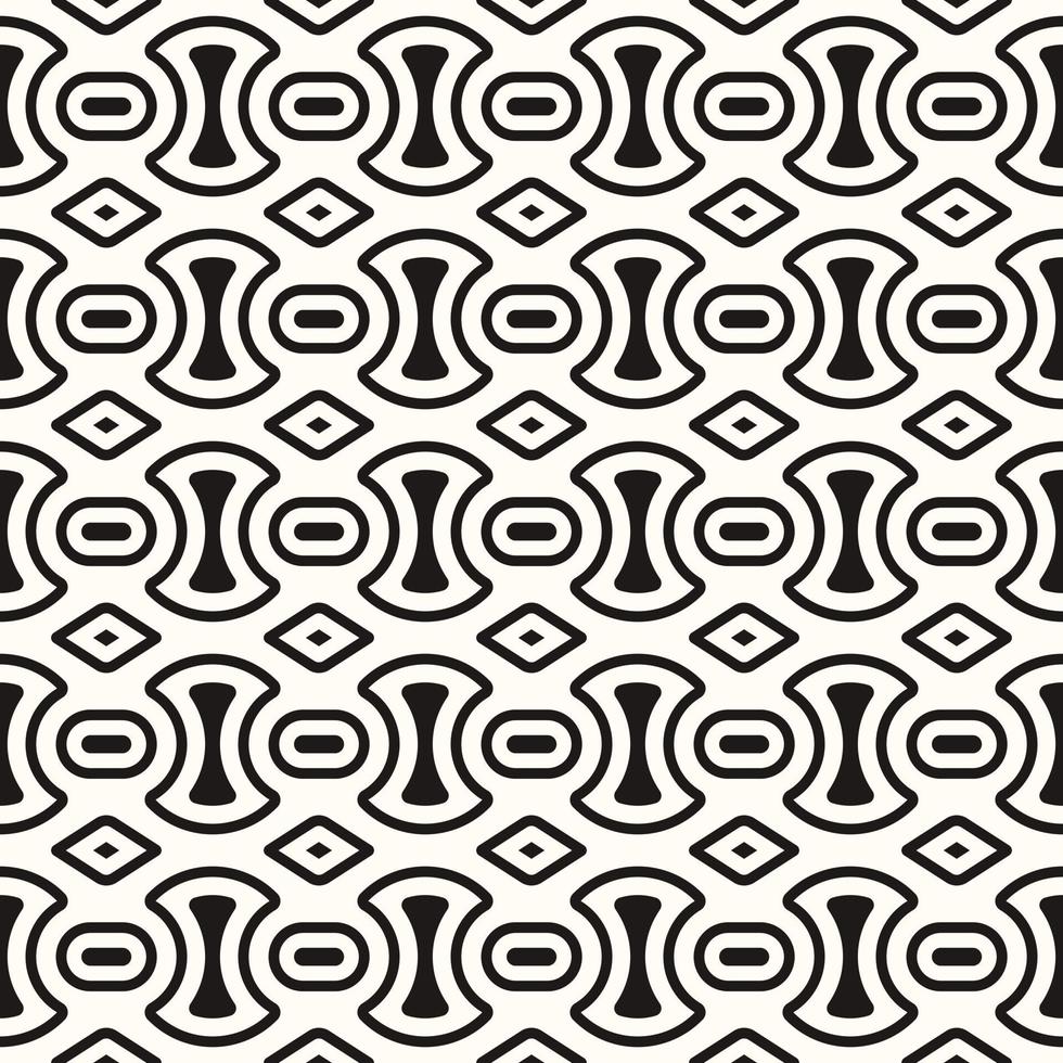 Vector Geometric Abstract Seamless Monochrome Pattern Texture Repeating Background 10382652
