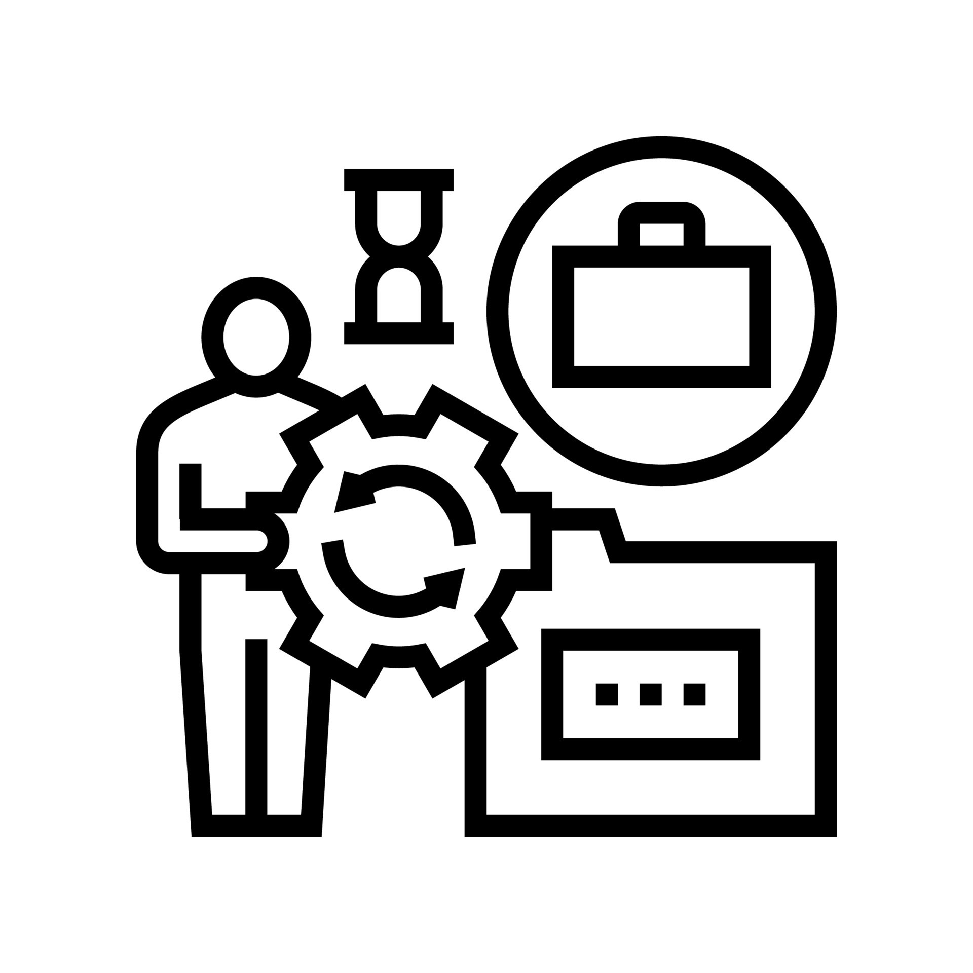 businessman work optimize line icon vector illustration 10389474 Vector ... businessman work optimize line icon vector illustration 10389474 Vector ...