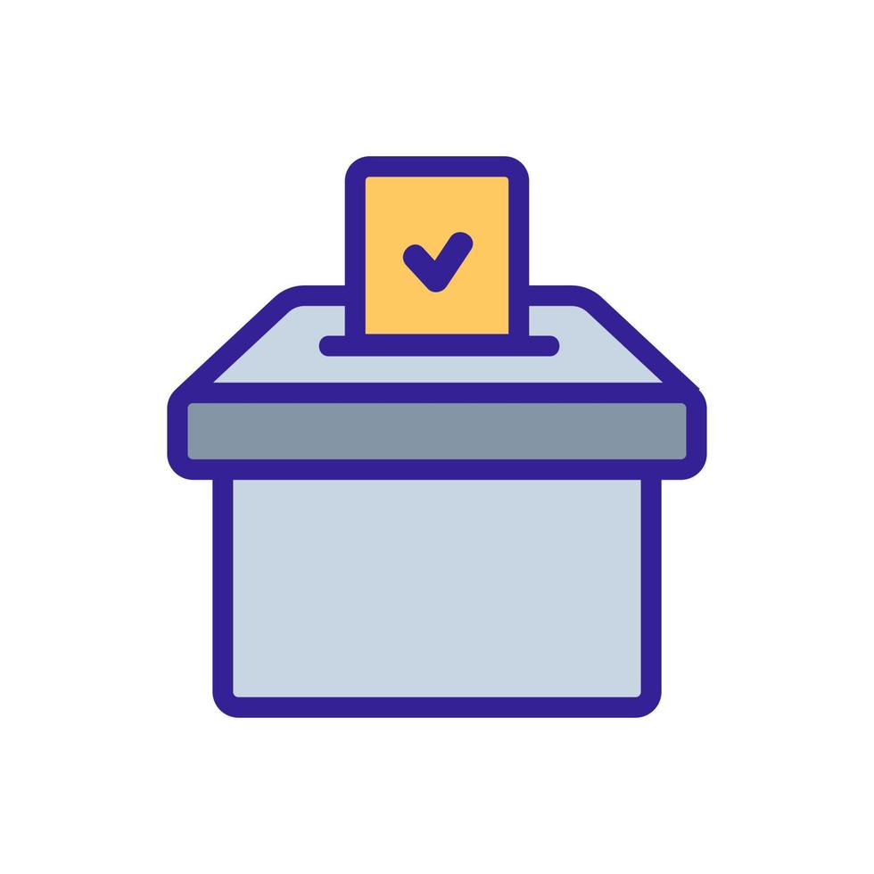 Vector De Icono De Votación Electoral Ilustración De Símbolo De