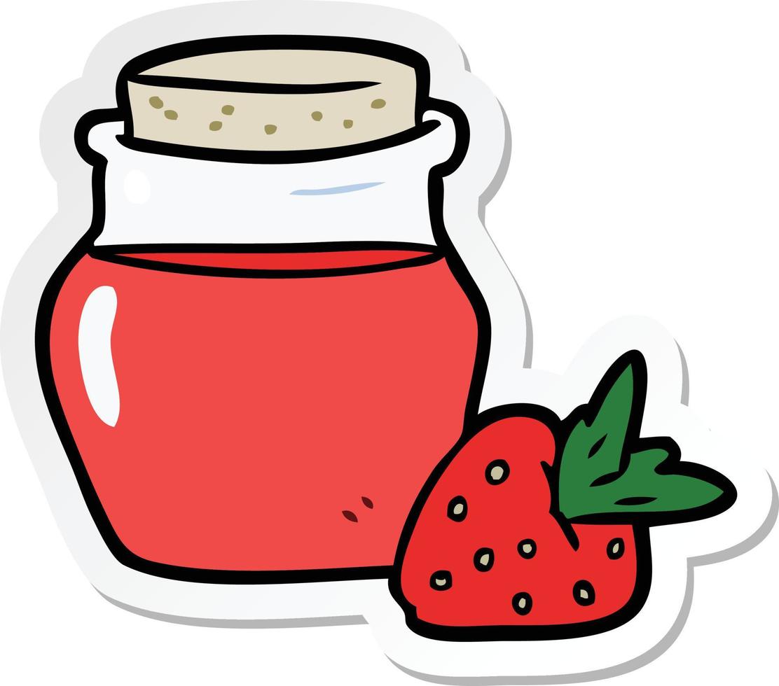 sticker of a cartoon jam jar 10391910 Vector Art at Vecteezy sticker of a cartoon jam jar 10391910 Vector Art at Vecteezy