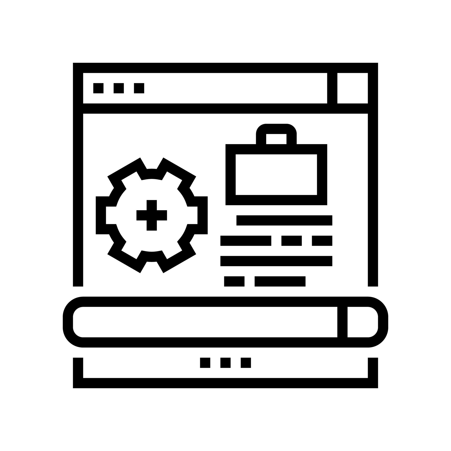 process work line icon vector illustration 10392070 Vector Art at Vecteezy