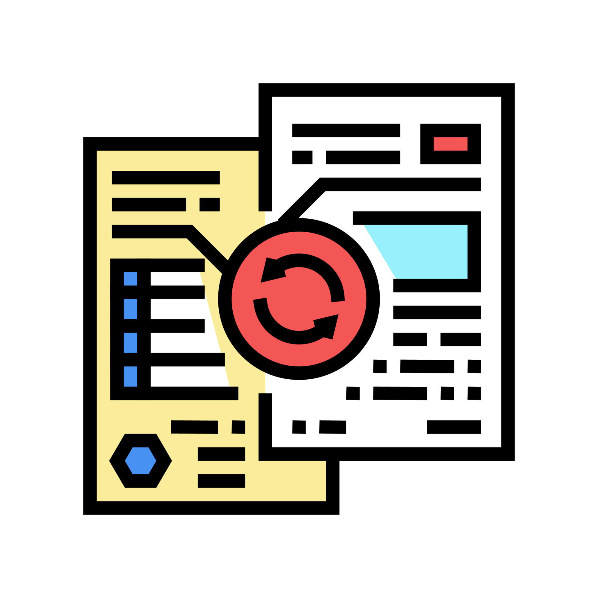 comparative analysis color icon vector illustration 10392891 Vector Art ... comparative analysis color icon vector illustration 10392891 Vector Art ...