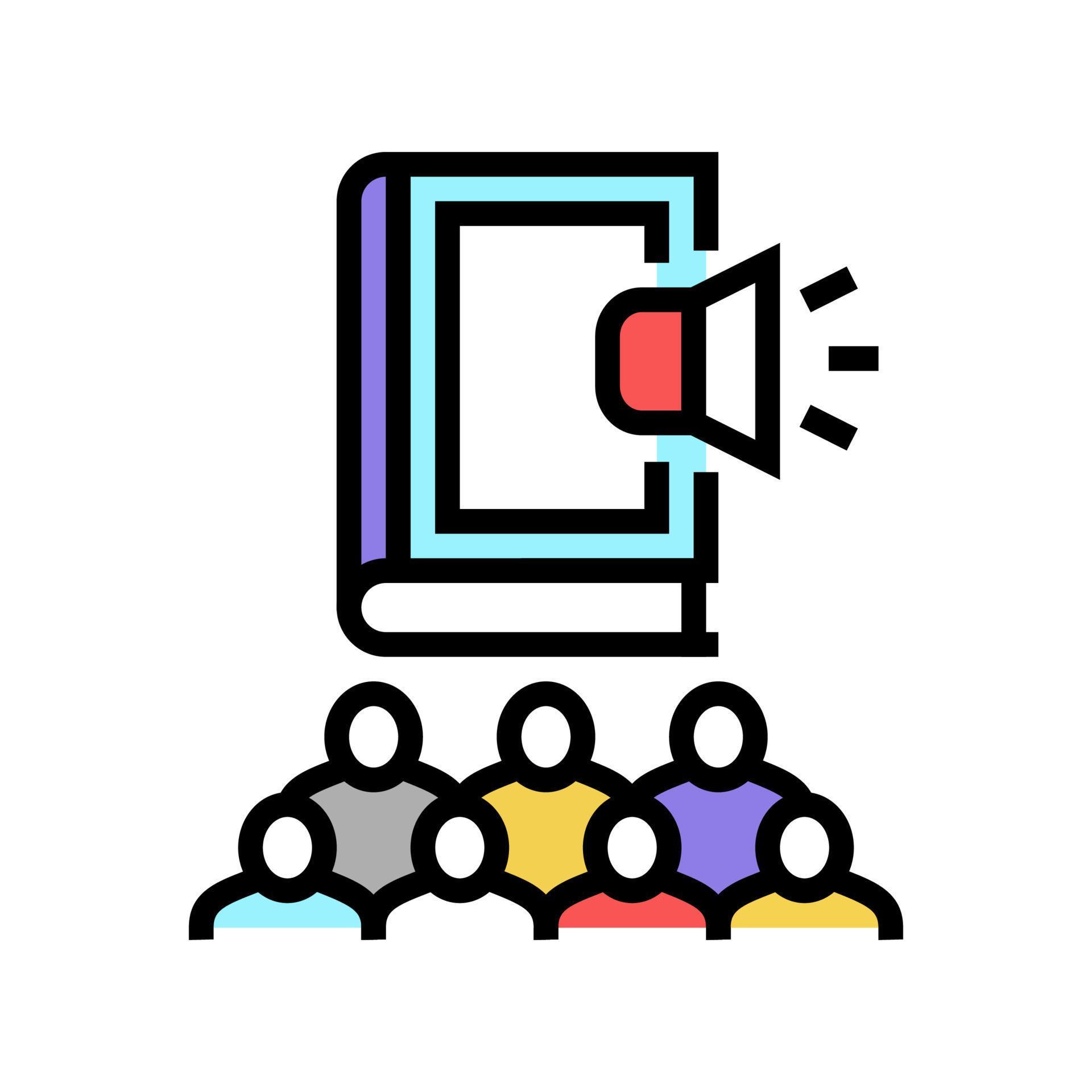 class reading education book color icon vector illustration 10393603 ... class reading education book color icon vector illustration 10393603 ...