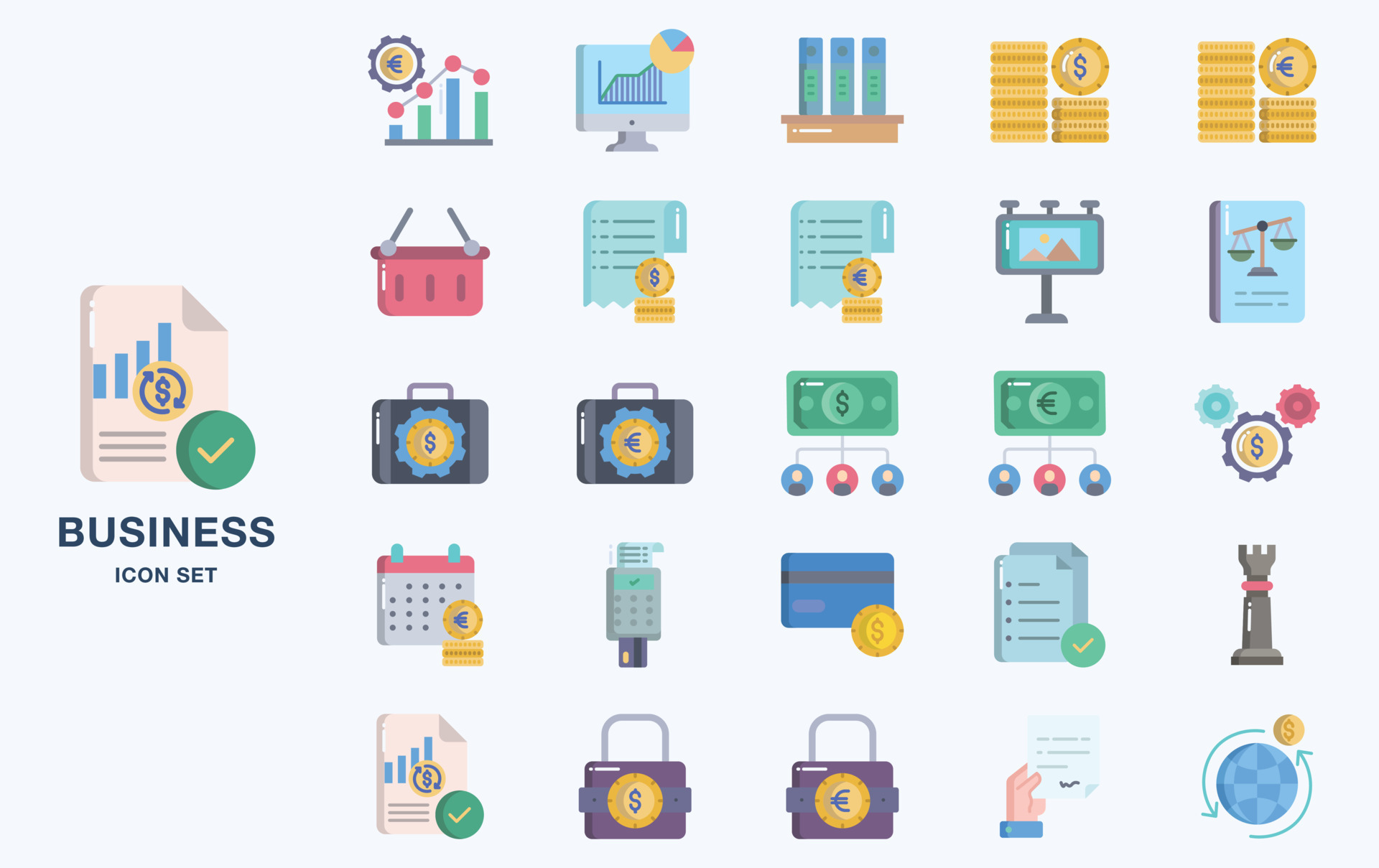 Business and finance vector icon set 10397678 Vector Art at Vecteezy