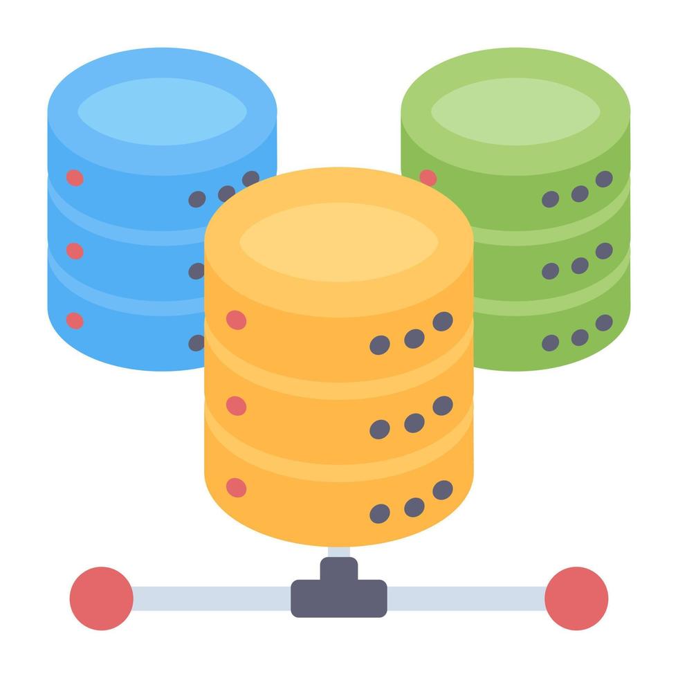 Trendy design icon of network database 10398085 Vector Art at Vecteezy