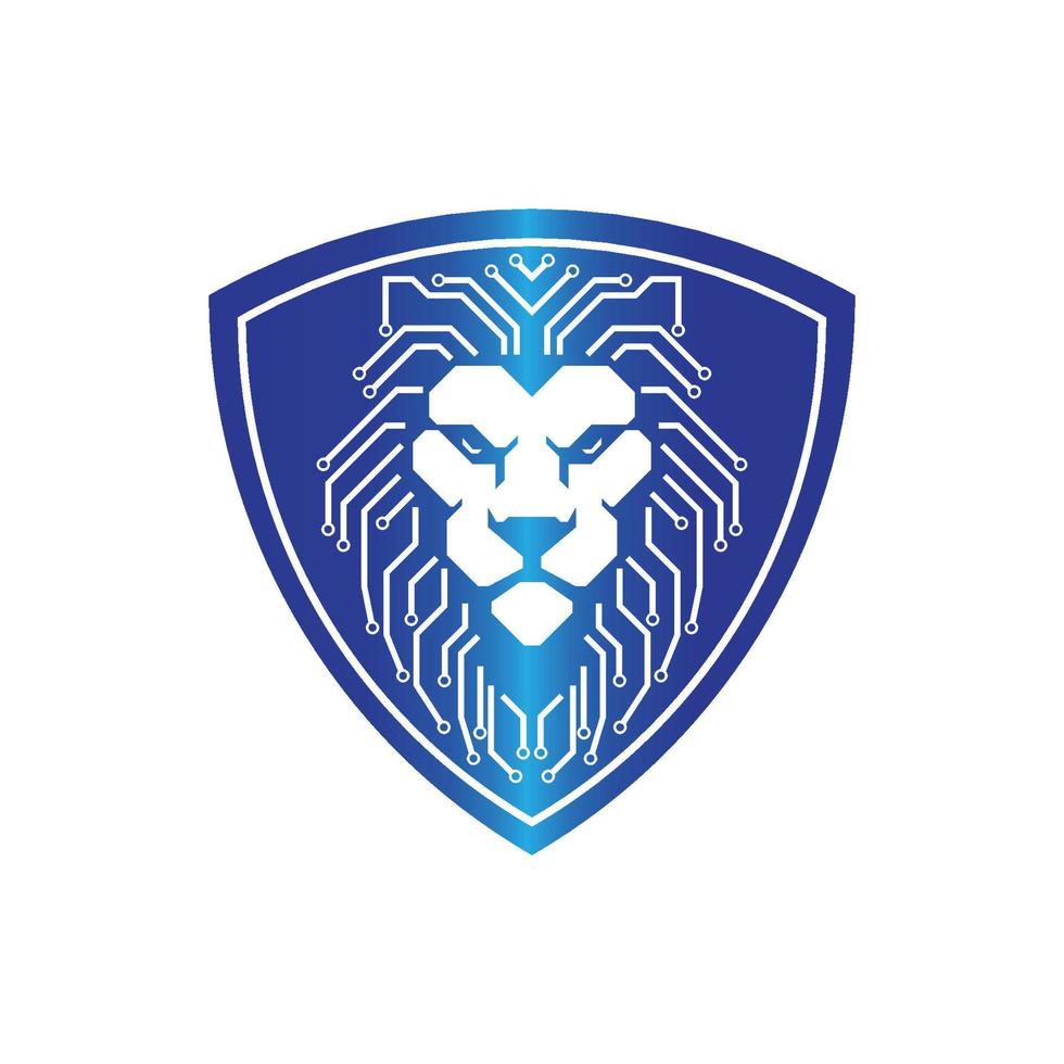 Lion Tech Logo Vector Art, Icons, and Graphics for Free Download