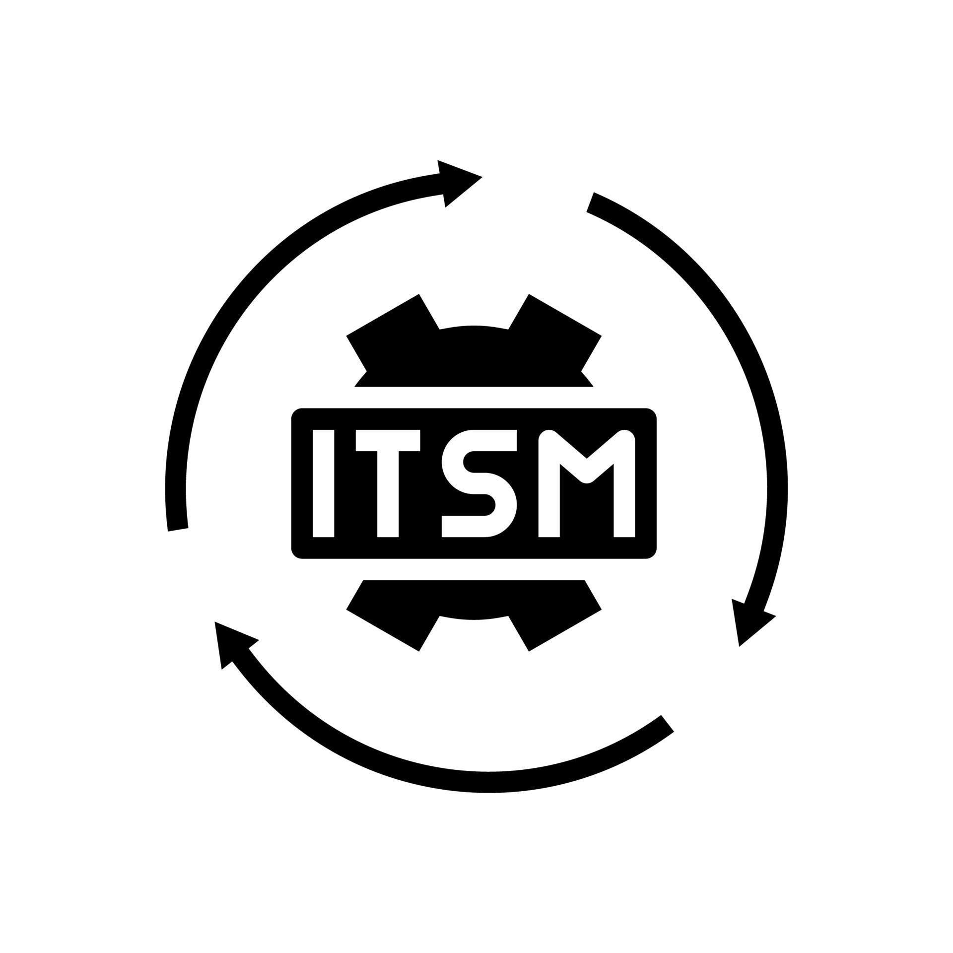 it service management glyph icon vector illustration 10401863 Vector Art at Vecteezy