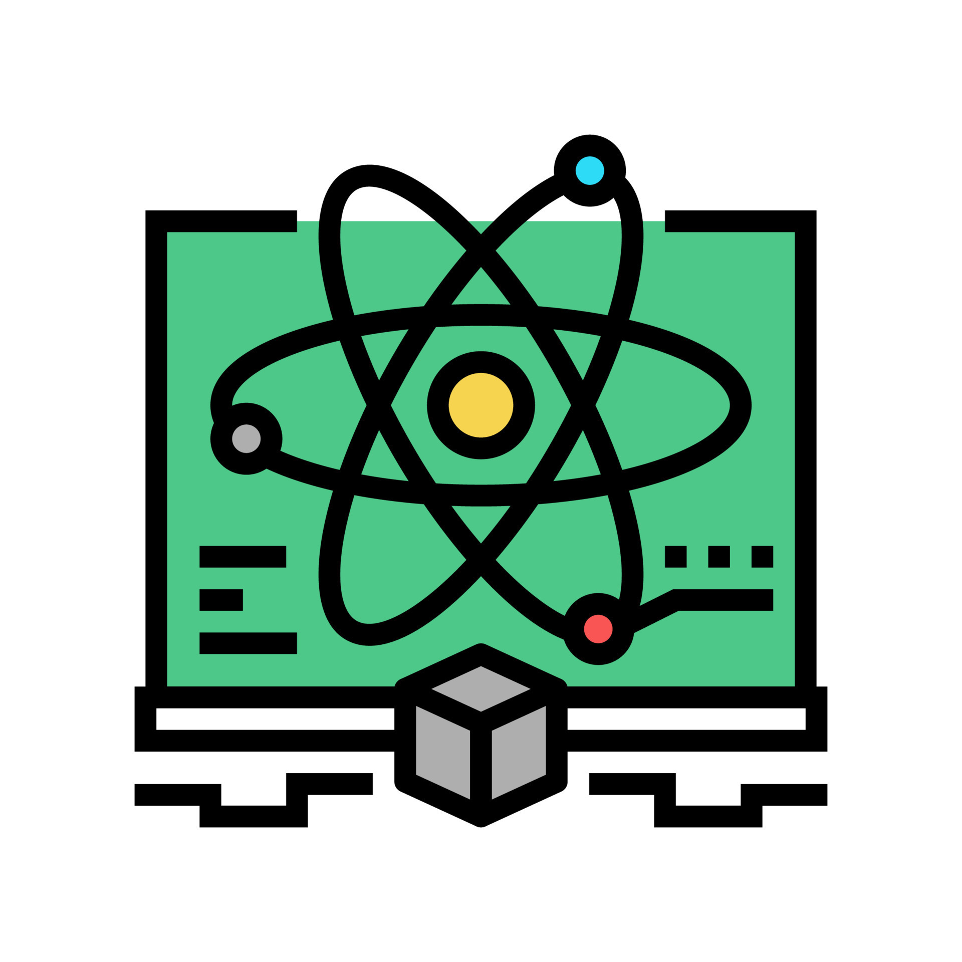 science school discipline color icon vector illustration 10402176 ...