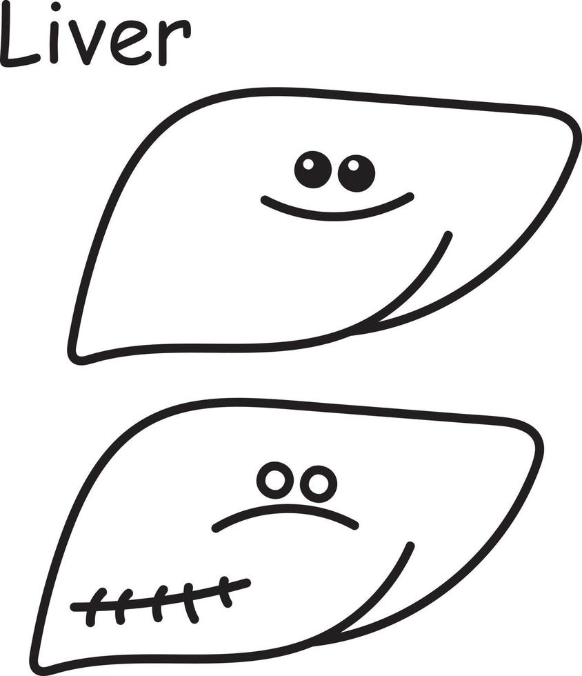 Liver Coloring Page