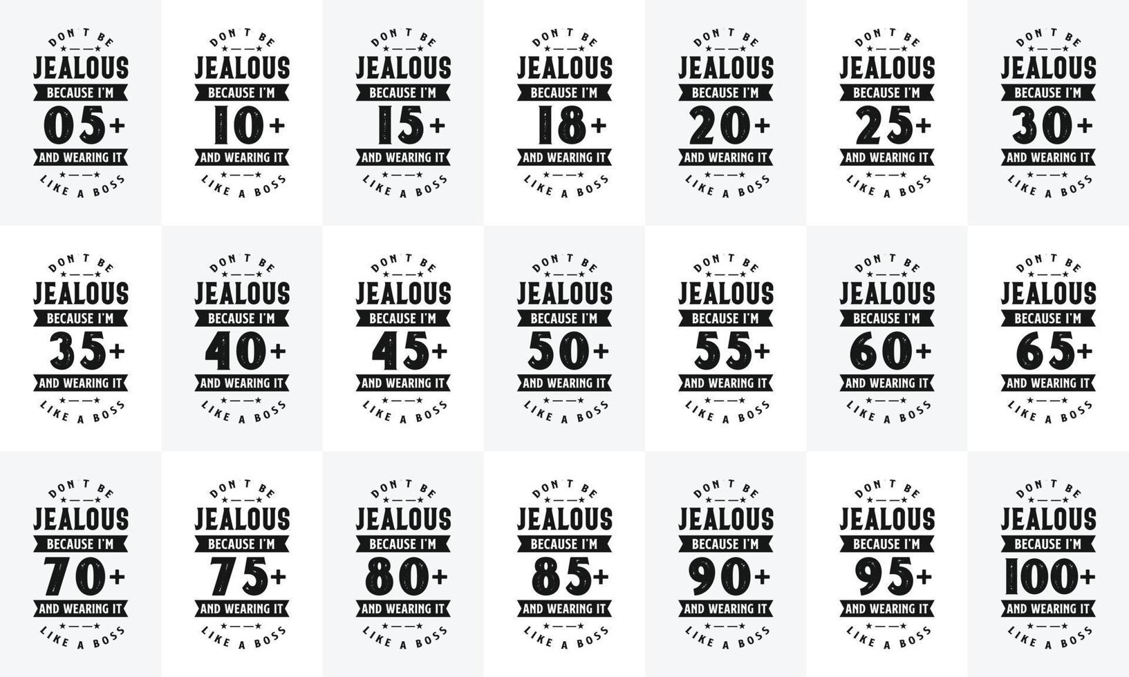 paquete de diseño de feliz cumpleaños. paquete de tipografía de cumpleaños retro vintage. no ...