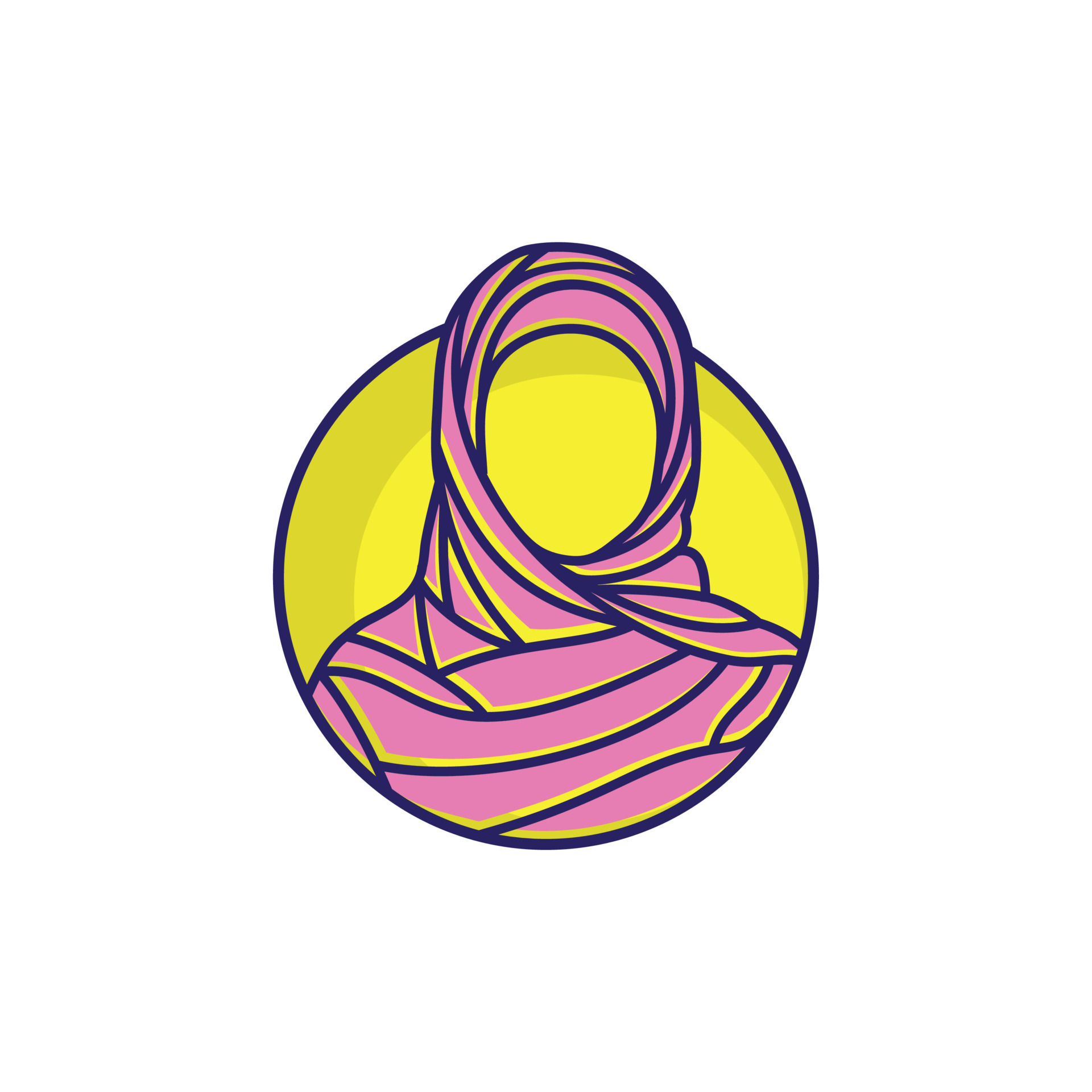 Hijab Logo Vector Hijab Vector Graphic Design 10404432 Vector Art At Vecteezy