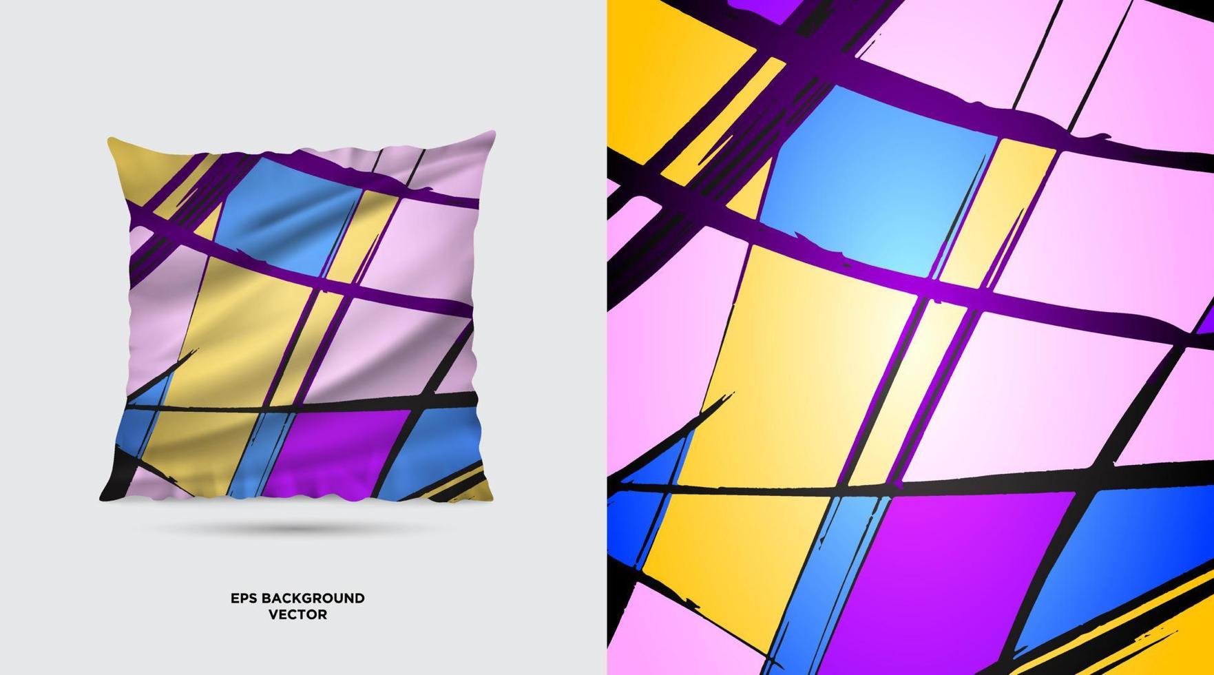 Abstract Fabric textile pattern design template vector. Fantastic ...