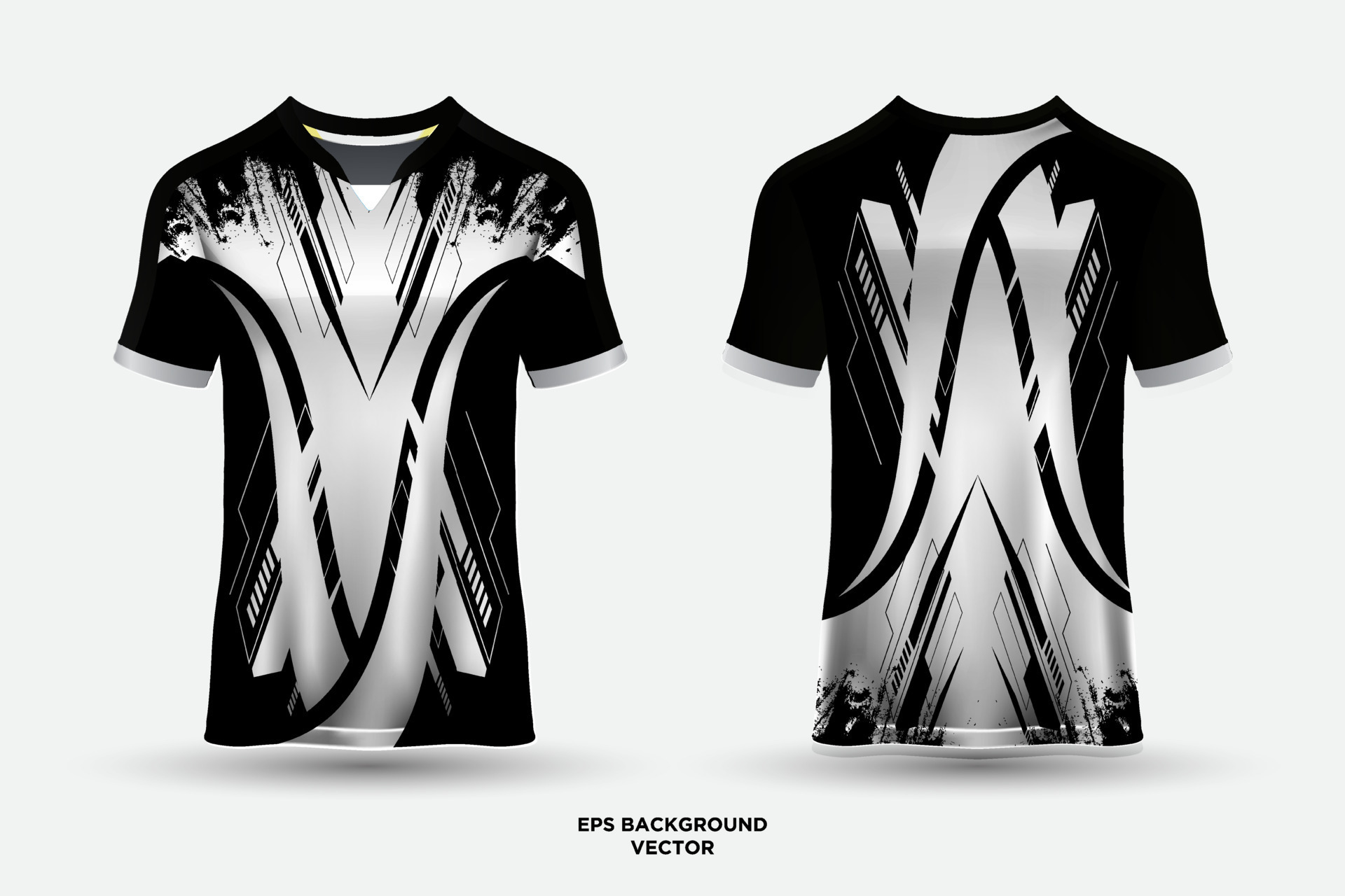 Futuristic Jersey Design Suitable For Sports Racing Soccer Gaming