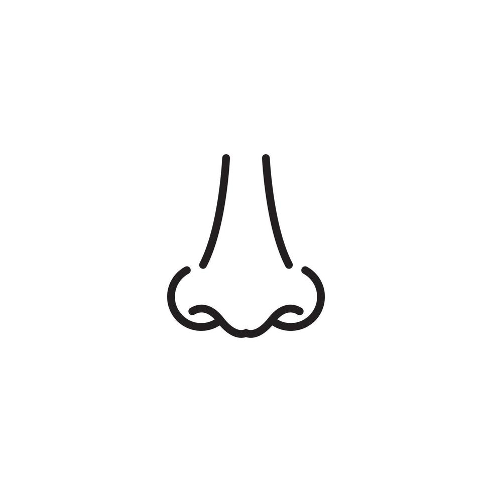 Nose Icon Vector Illustration Design Template 10415441 Vector Art At Vecteezy