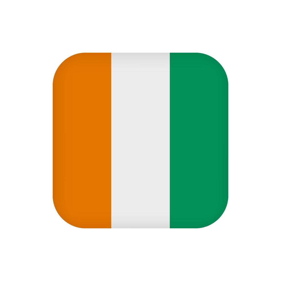 Ivory Coast Flag Official Colors Vector Illustration 10420860 Vector