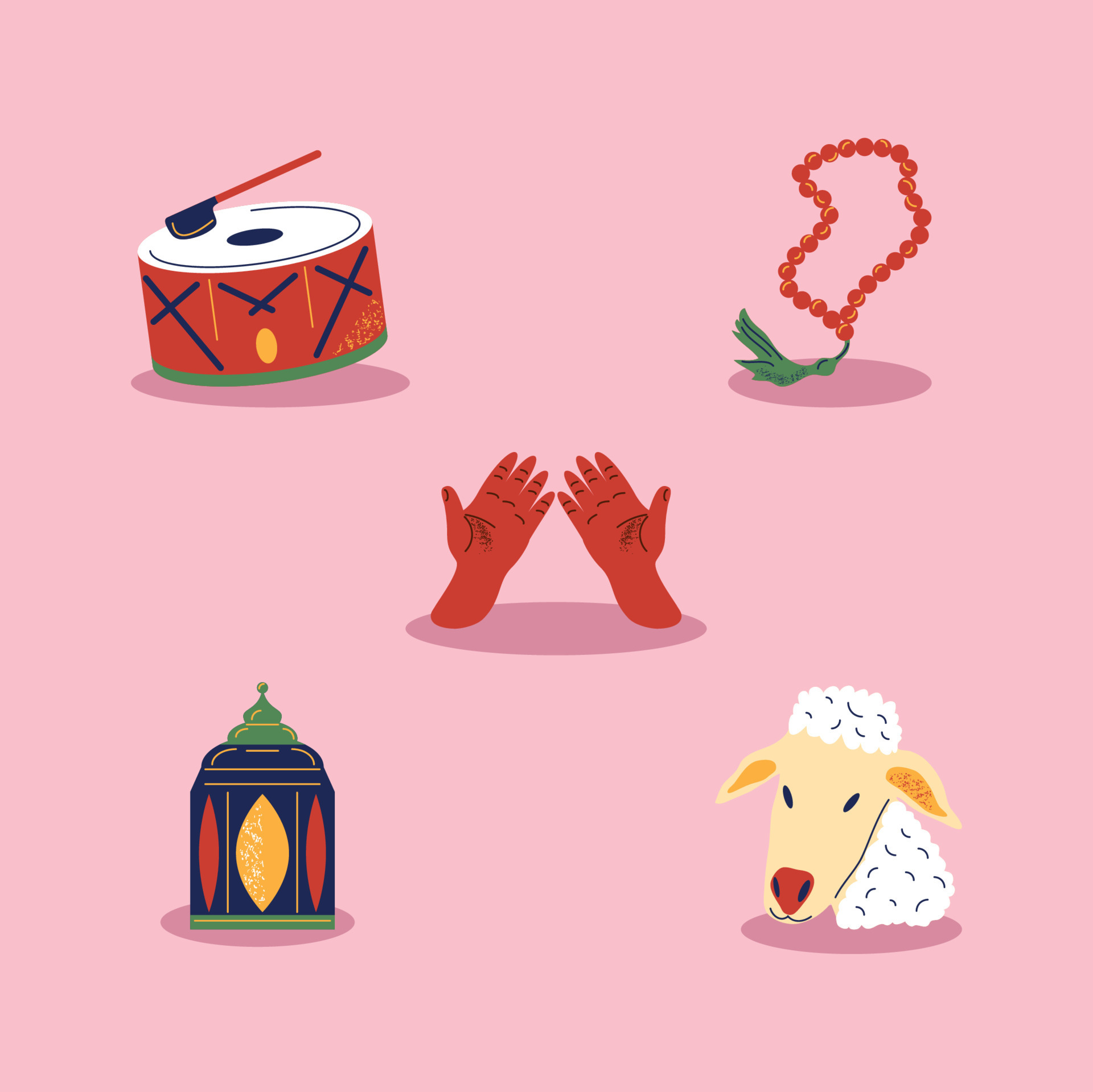 Islamism Icons Collection 10421855 Vector Art At Vecteezy
