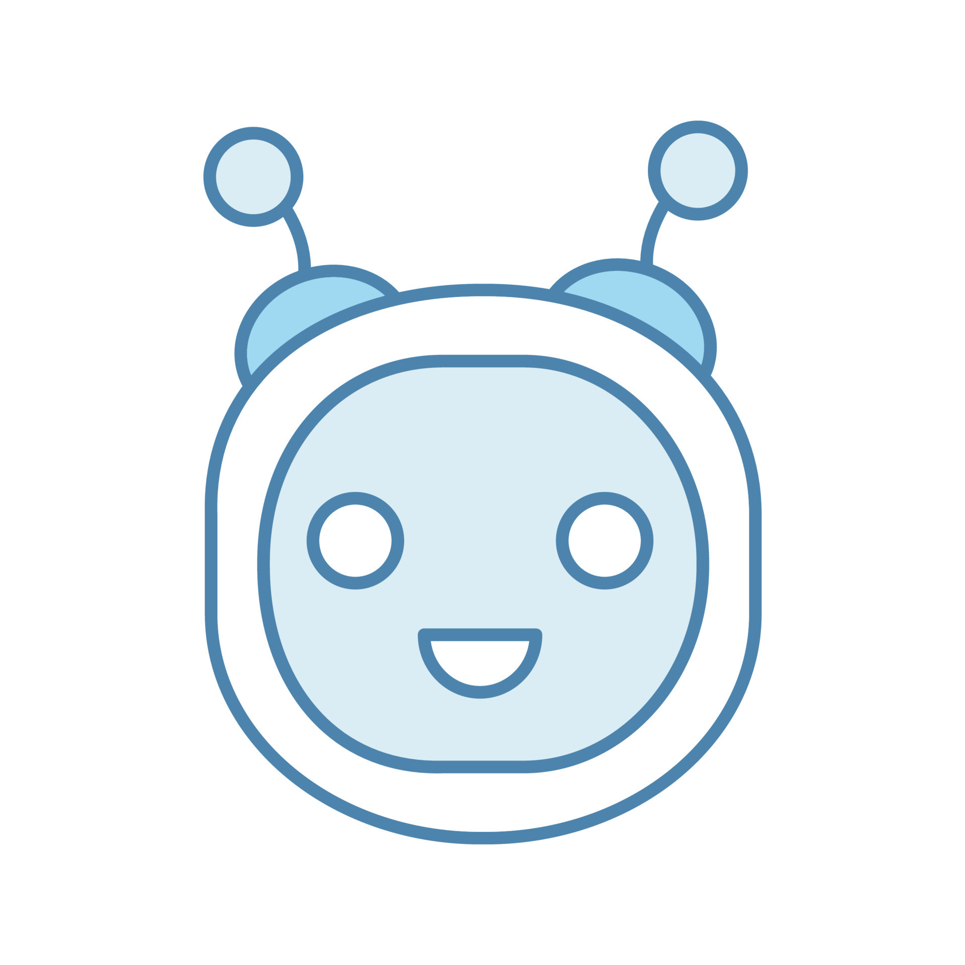 Chatbot color icon. Talkbot. Modern robot. Round head laughing chat bot ... Chatbot color icon. Talkbot. Modern robot. Round head laughing chat bot ...