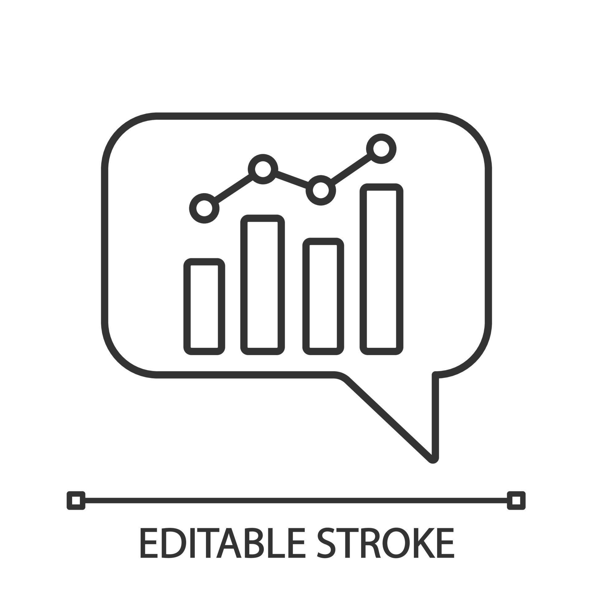 Chatbot graph linear icon. Thin line illustration. Chat bot diagram and ... Chatbot graph linear icon. Thin line illustration. Chat bot diagram and ...
