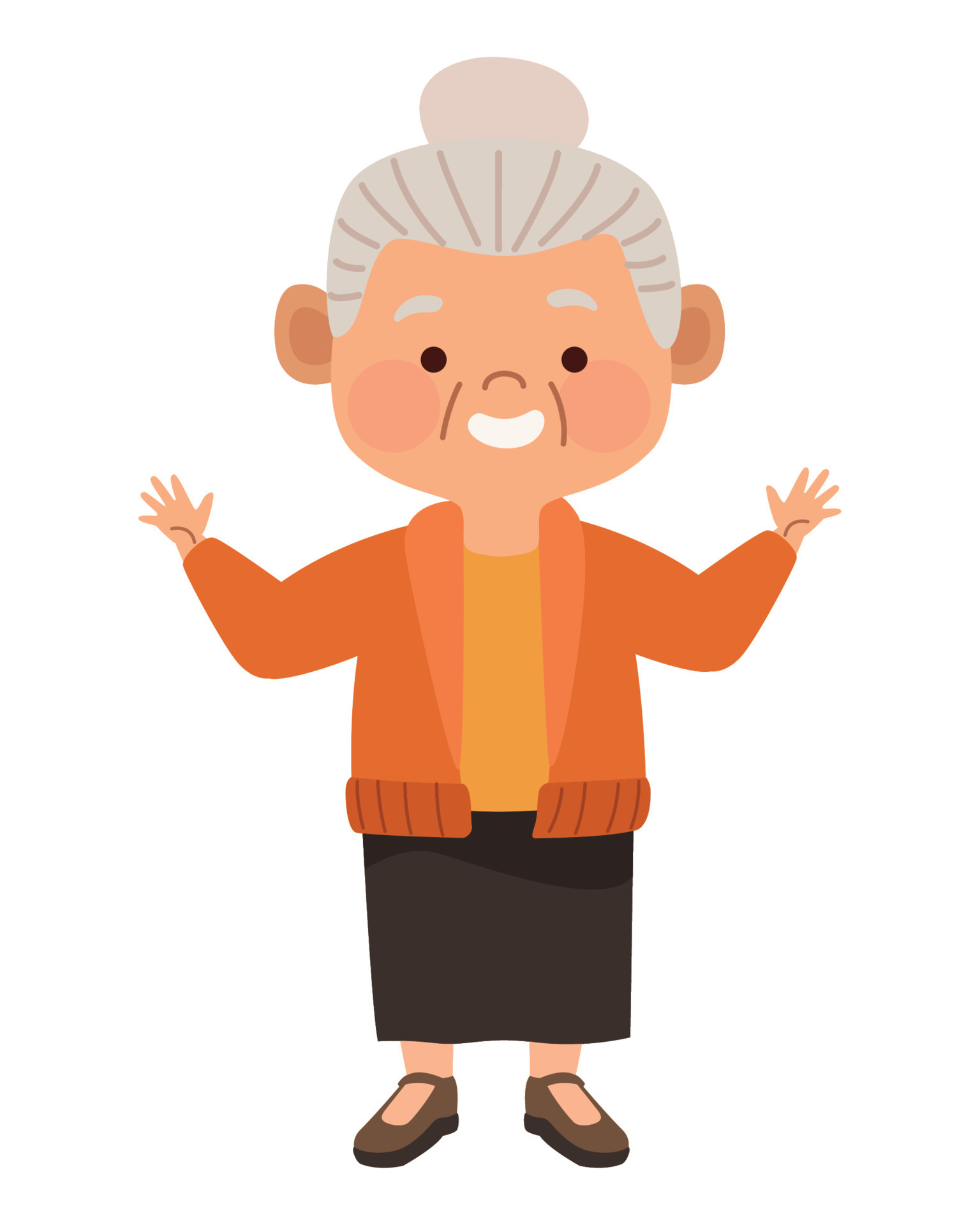 old woman smiling 10428763 Vector Art at Vecteezy old woman smiling 10428763 Vector Art at Vecteezy
