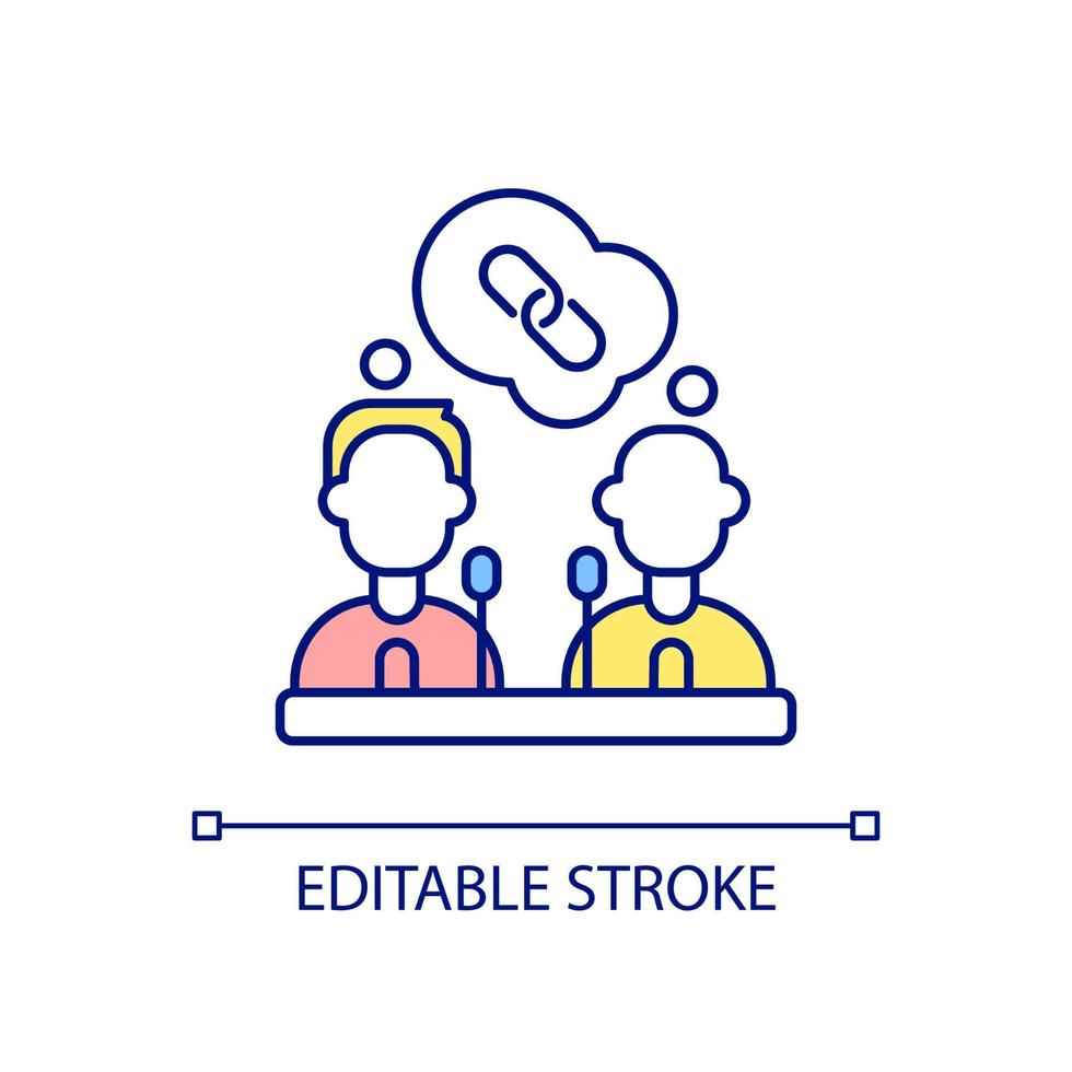 Public Communication And Solutions Rgb Color Icon Problem Solving Seeking Community Building