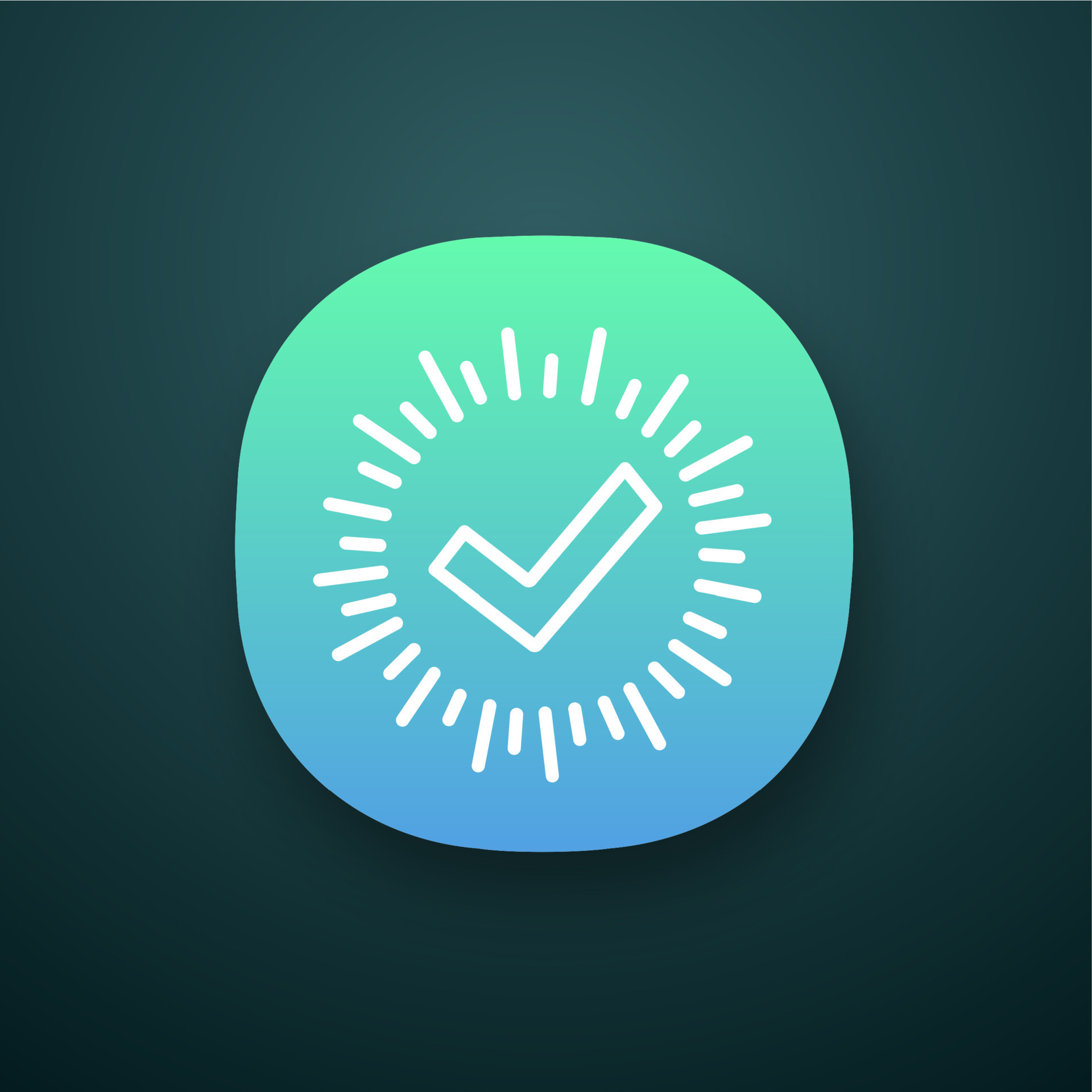 Checkmark App Icon Successfully Tested Tick Mark Quality Assurance Ui Ux User Interface Web