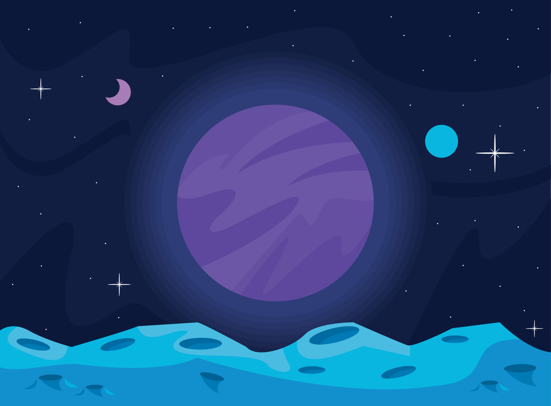 planets space outer 10436143 Vector Art at Vecteezy