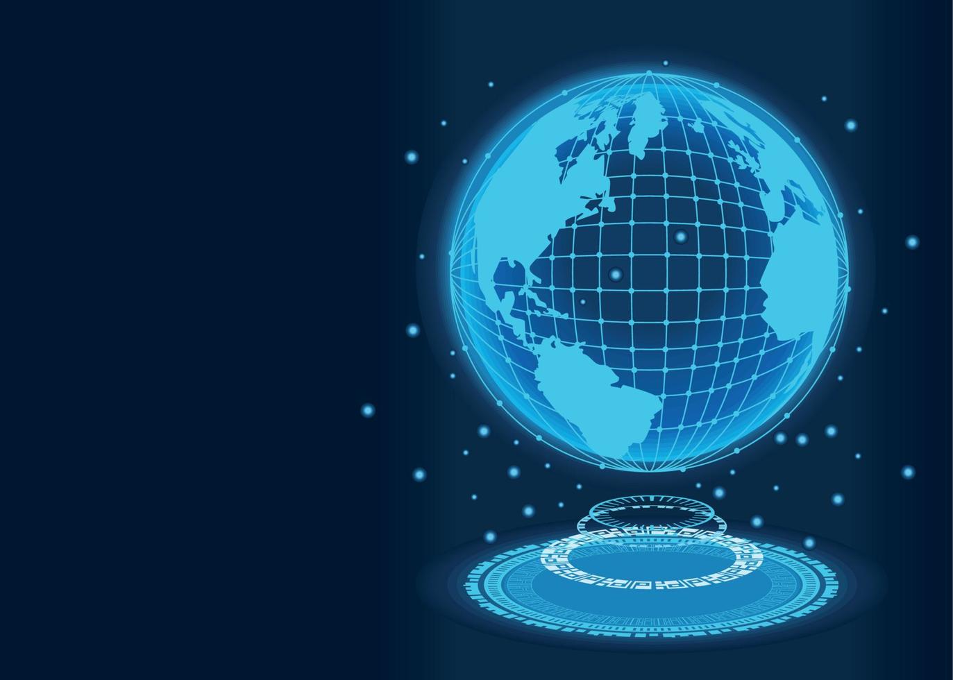 Earth Planet Realistic Tech 10437579 Vector Art At Vecteezy