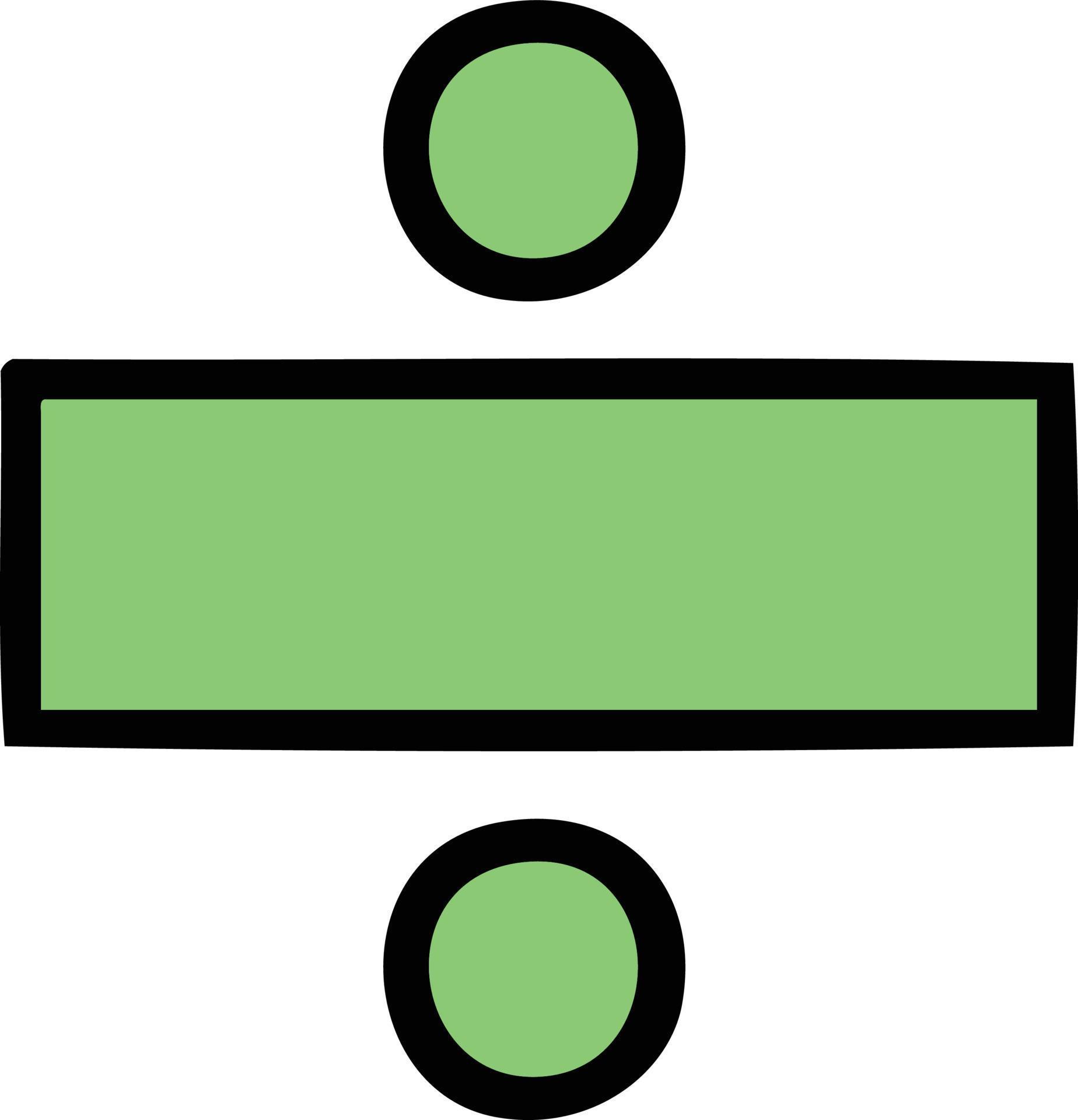 Cute Cartoon Division Symbol 10438126 Vector Art At Vecteezy