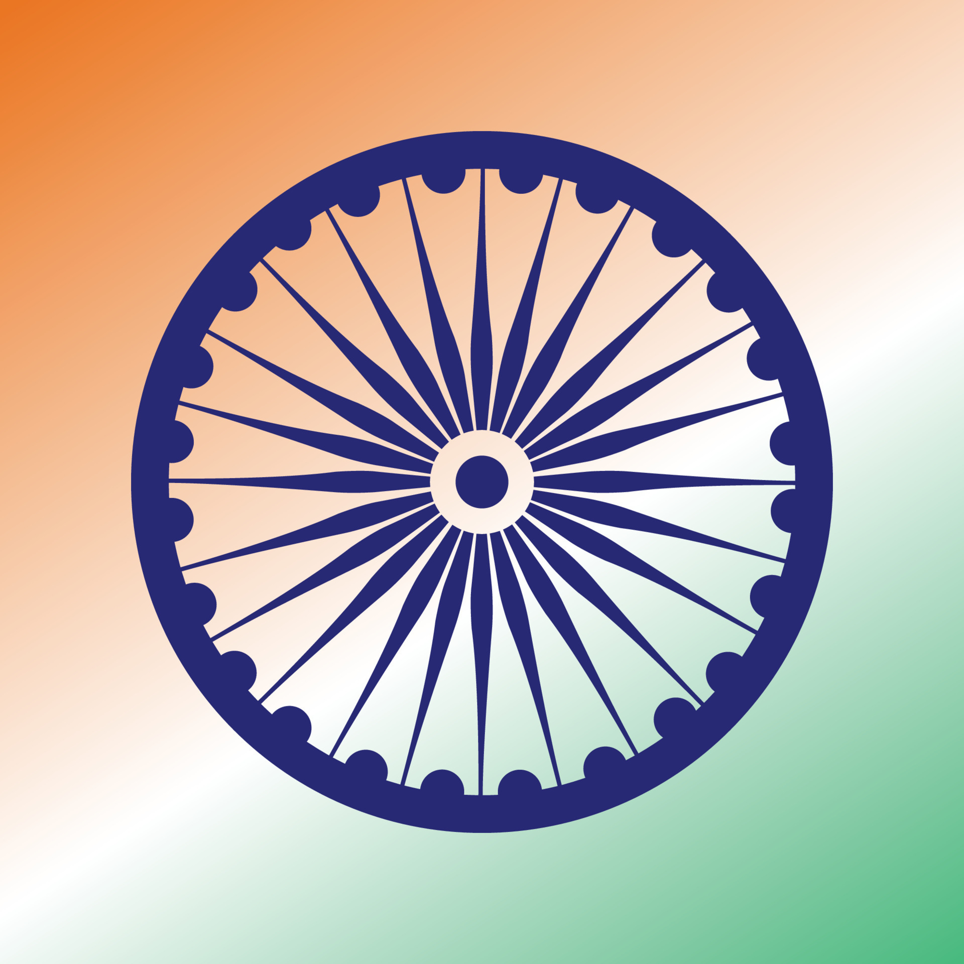 Ashoka Chakra Premium Vector Illustration 10452113 Vector Art At Vecteezy