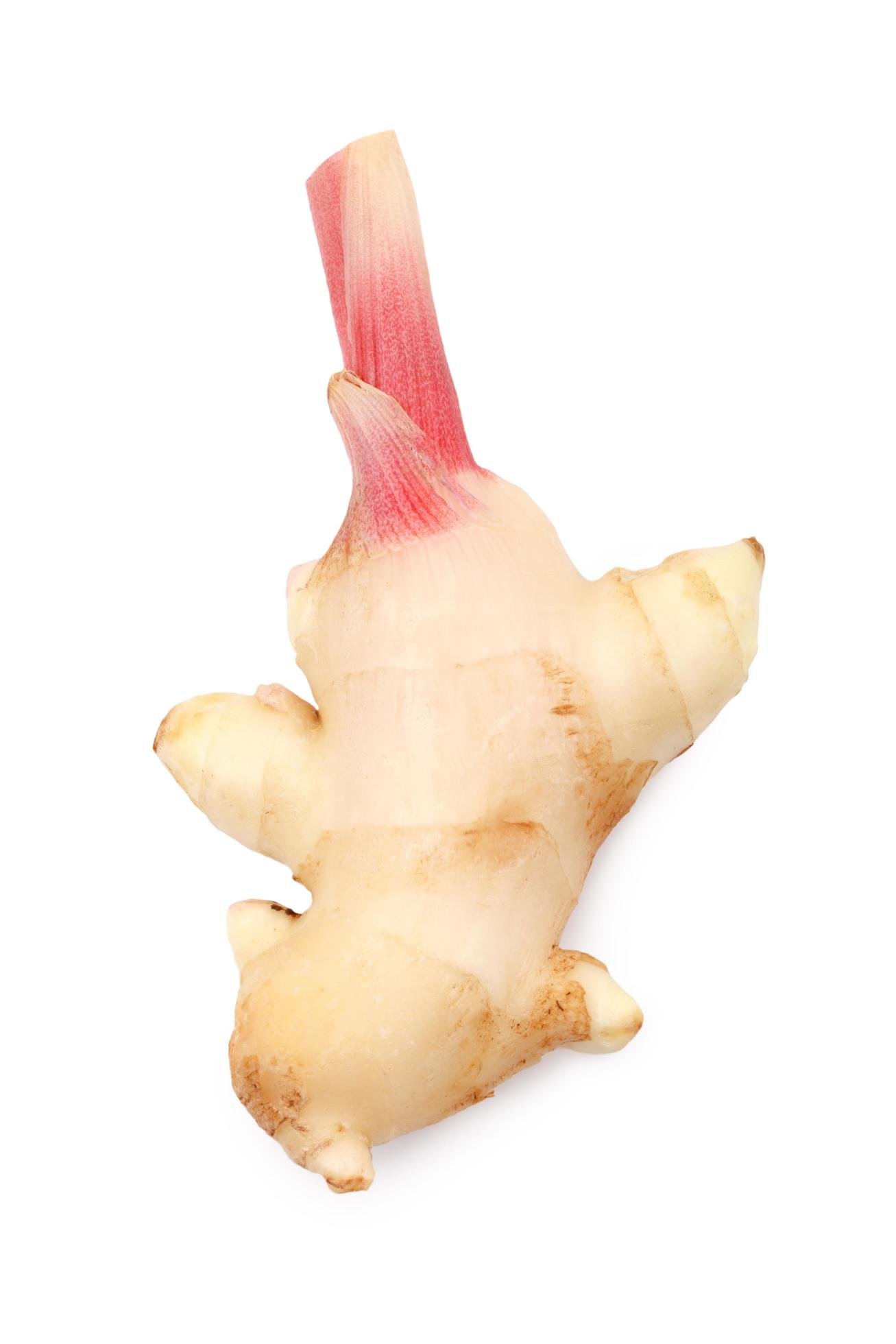 fresh ginger on white background 10452187 Stock Photo at Vecteezy