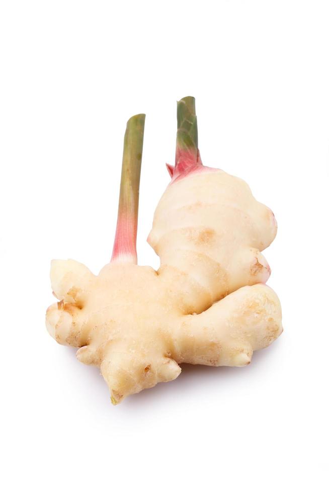 fresh ginger on white background 10452395 Stock Photo at Vecteezy