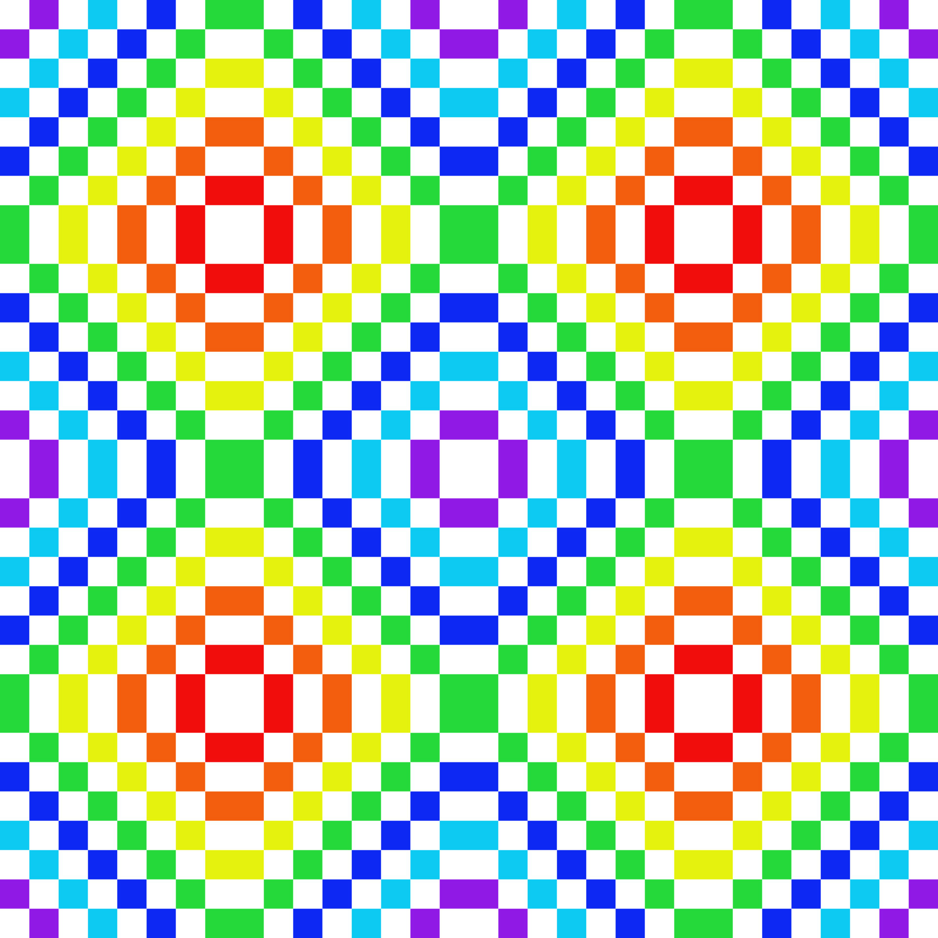 Seamless rainbow color pattern with pixel style design. 10456315 Vector ...