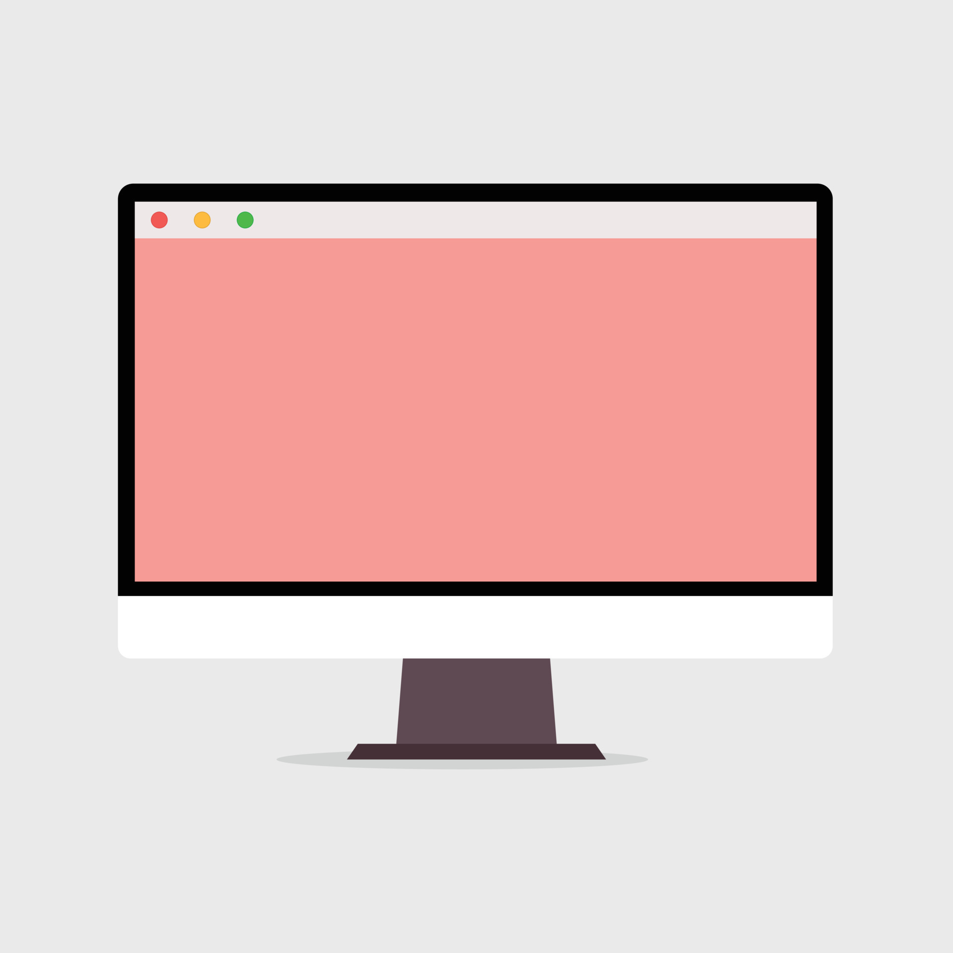 Colorful desktop computer monitor empty screen 10456572 Vector Art at ... Colorful desktop computer monitor empty screen 10456572 Vector Art at ...