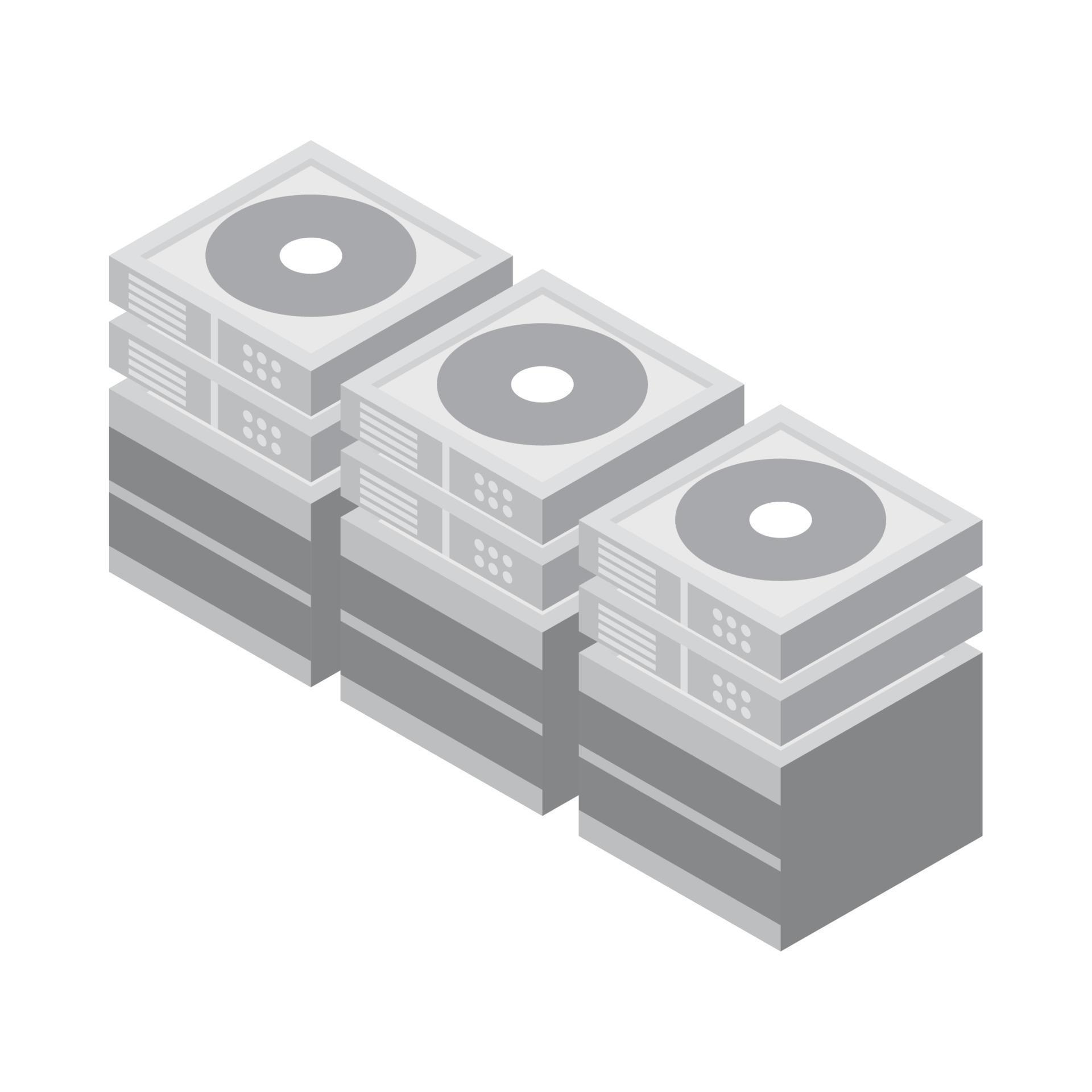 database storage technology 10458384 Vector Art at Vecteezy