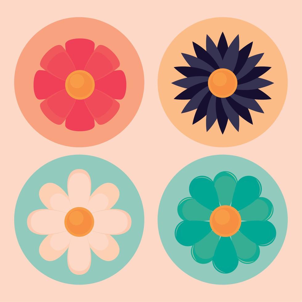 flowers spring season 10460791 Vector Art at Vecteezy
