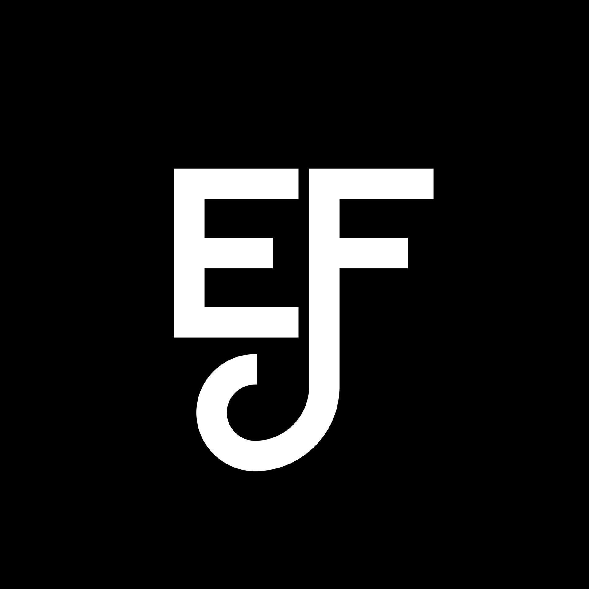 EF letter logo design on black background. EF creative initials letter ... EF letter logo design on black background. EF creative initials letter ...