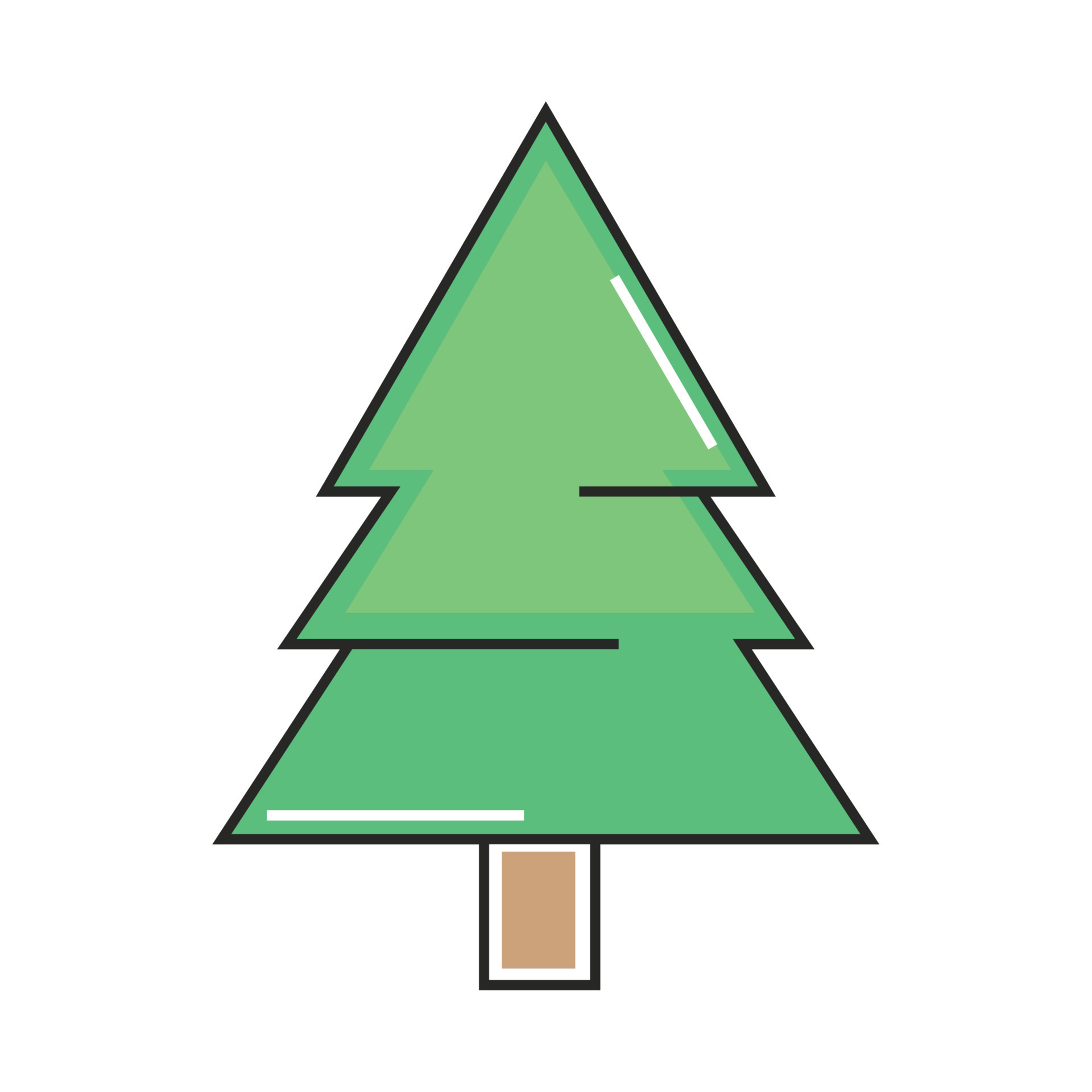 pine tree icon 10470948 Vector Art at Vecteezy