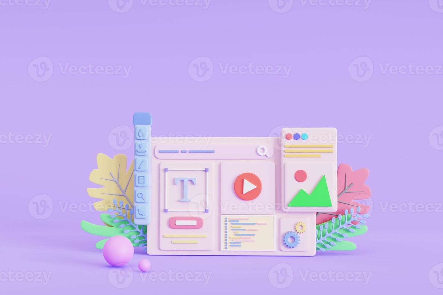 Web UI-UX design, web development concept. Web design, application ... Web UI-UX design, web development concept. Web design, application ...