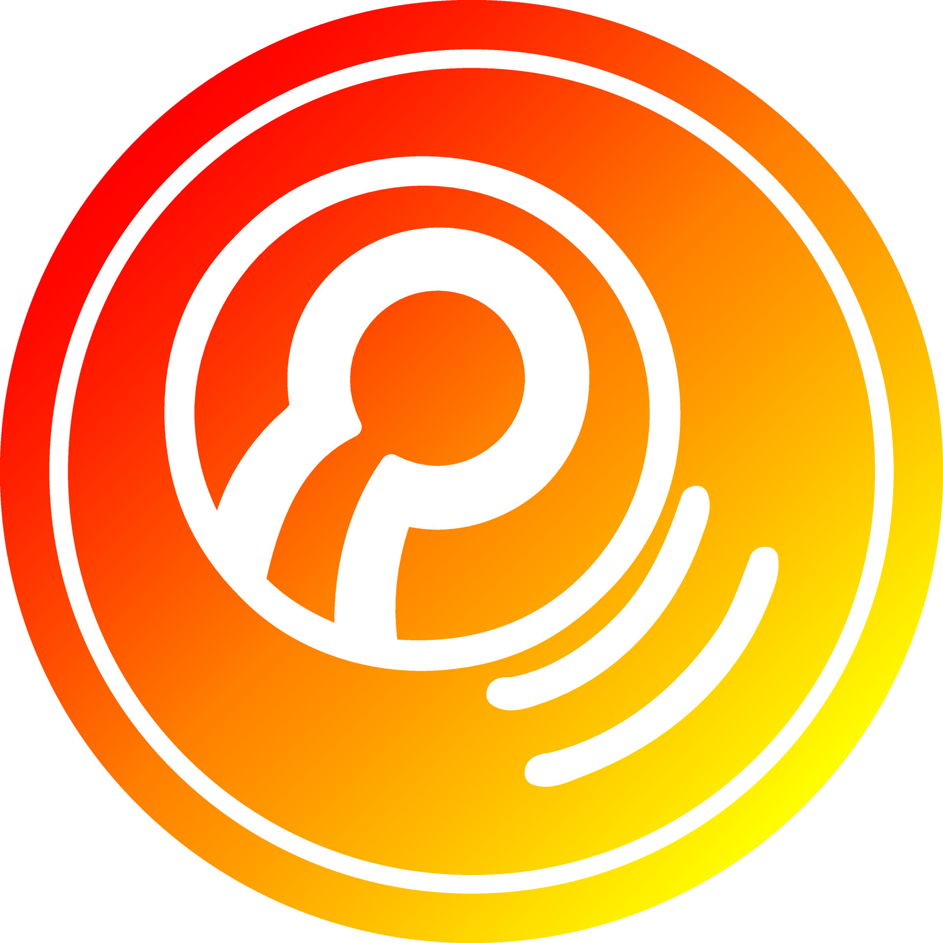 Tennis Ball Circular In Hot Gradient Spectrum 10477878 Vector Art At Vecteezy