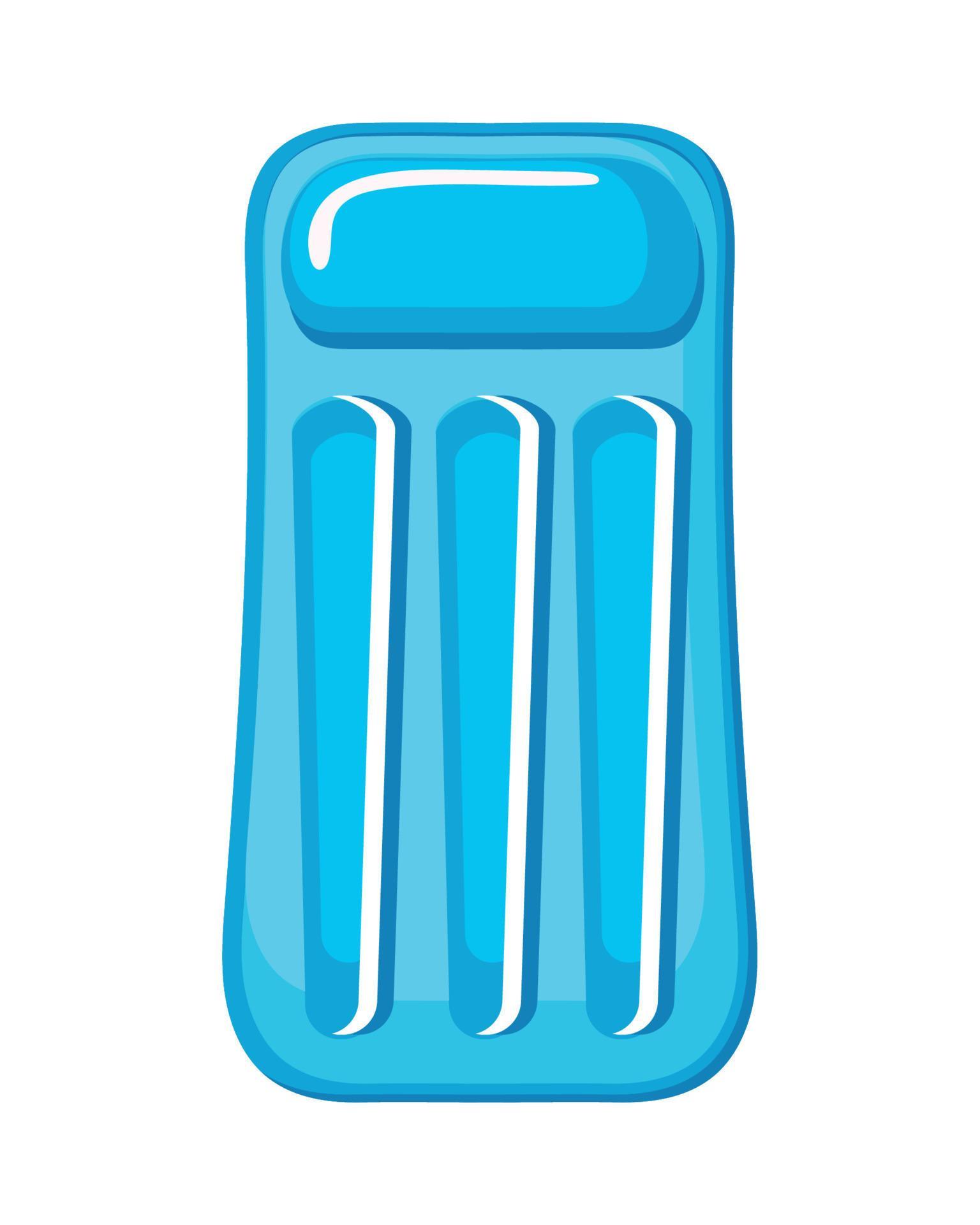 blue mattress float pool 10478705 Vector Art at Vecteezy