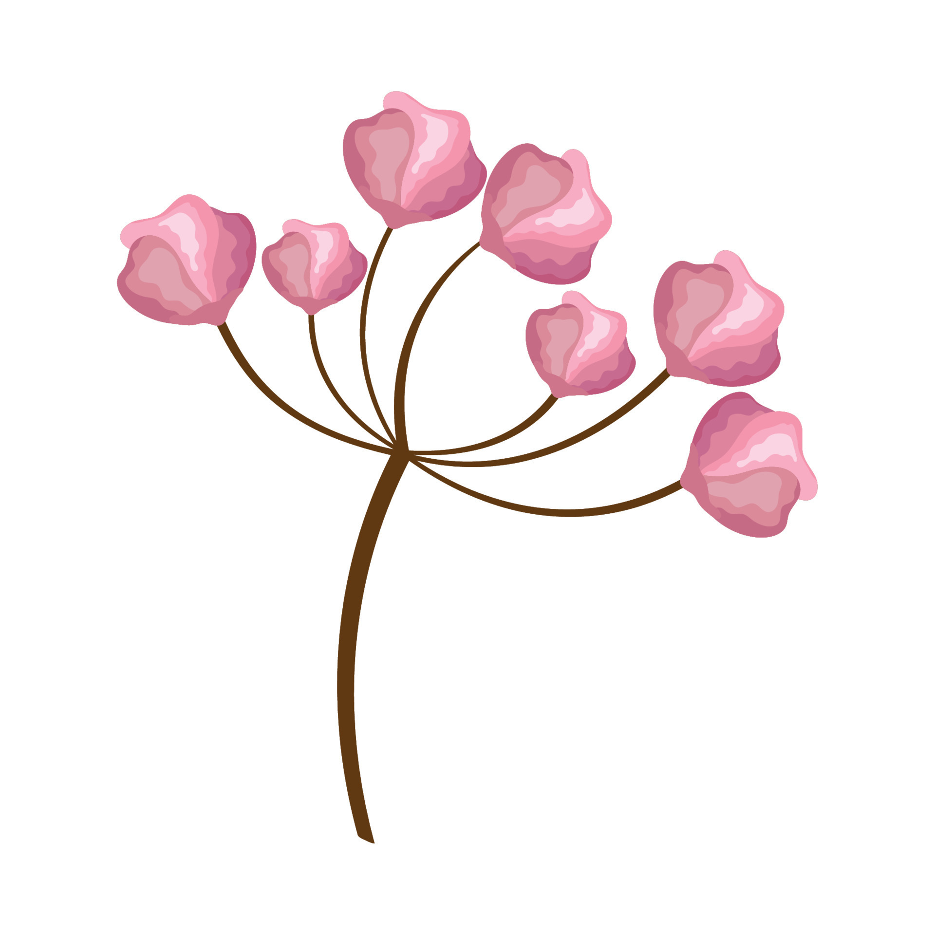 pink flowers decoration 10479109 Vector Art at Vecteezy