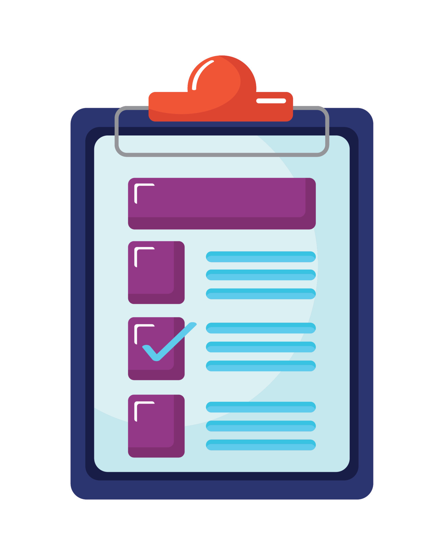 checklist clipboard document 10479131 Vector Art at Vecteezy