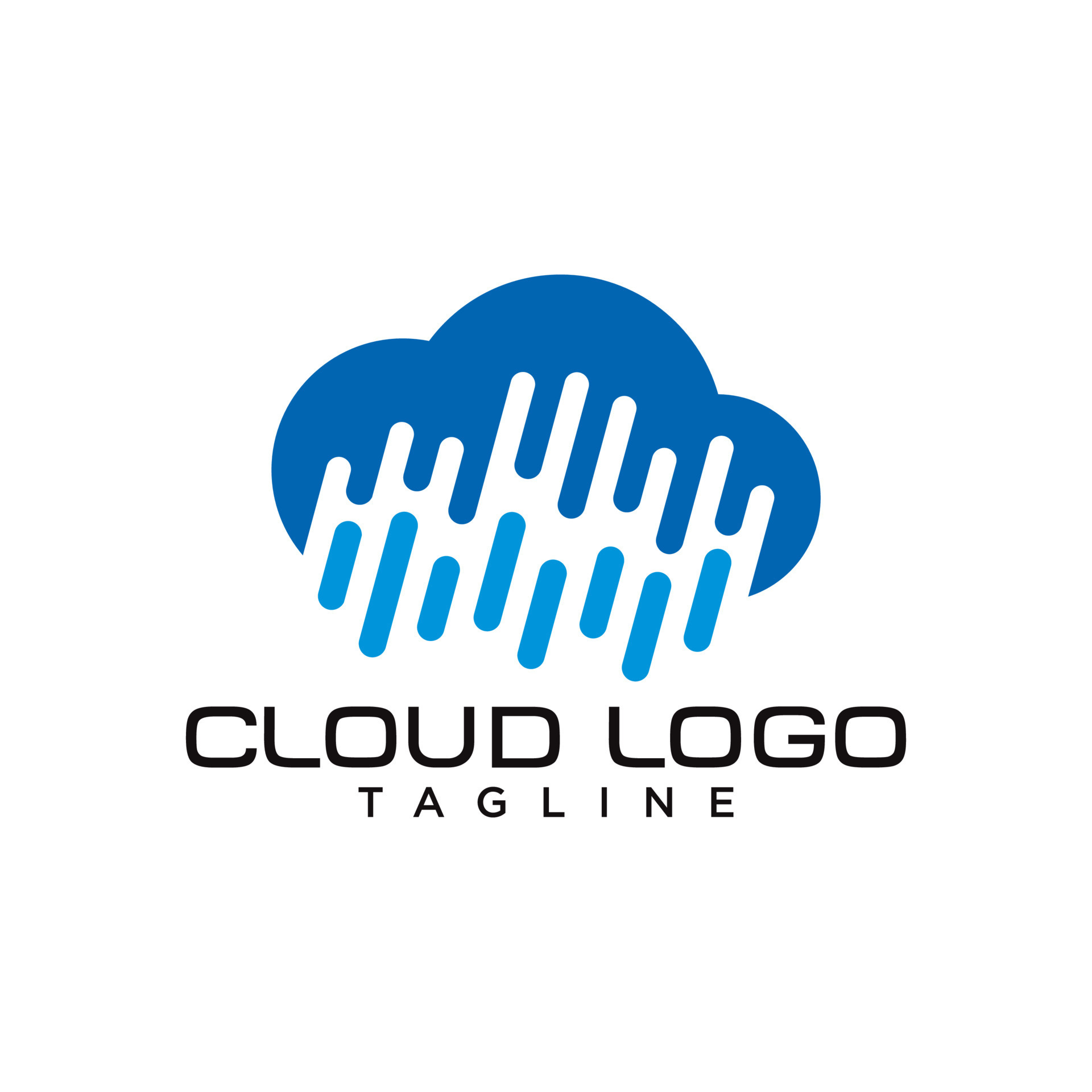 Cloud Data Logo Vector Template 10482808 Vector Art at Vecteezy