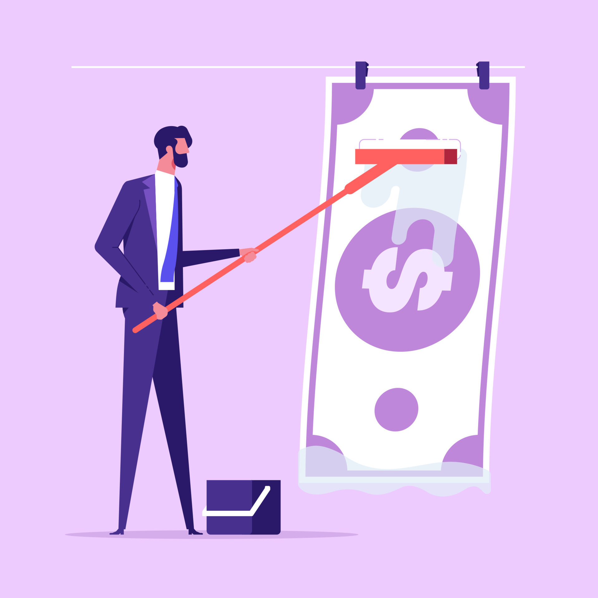 Concept Of Illegal Money Laundering Honest Earnings 10482985 Vector Art concept-of-illegal-money-laundering-honest-earnings-10482985-vector-art